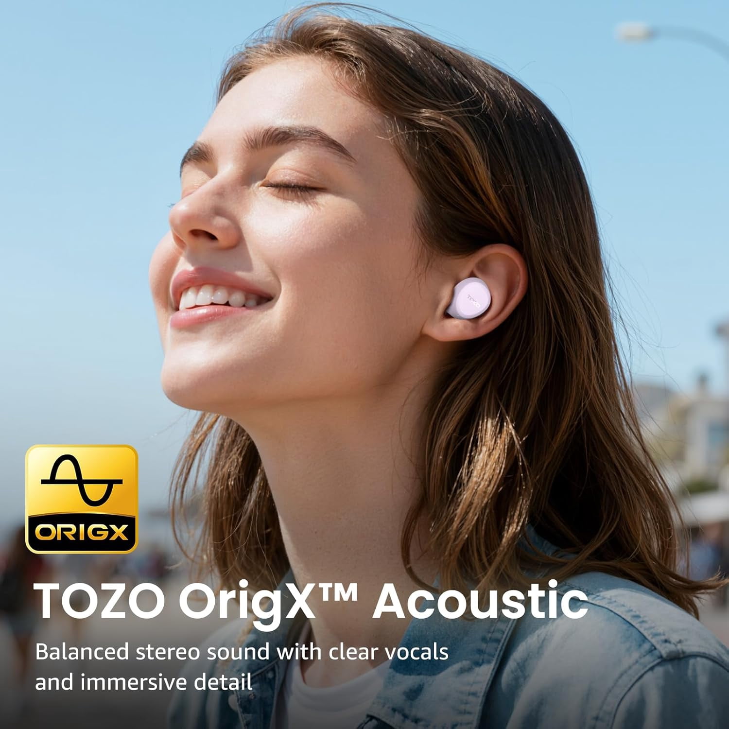 LSKJGA-A1 Wireless Earbuds Bluetooth 5.3 Light Weight in Ear IPX5 ...