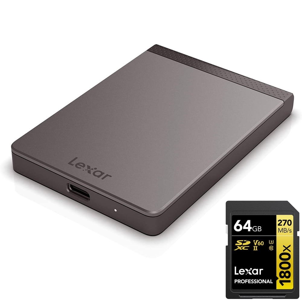 LSL200X002T-RNNNU SL200 2TB Portable SSD, Up to 550MB/s Read Bundle ...