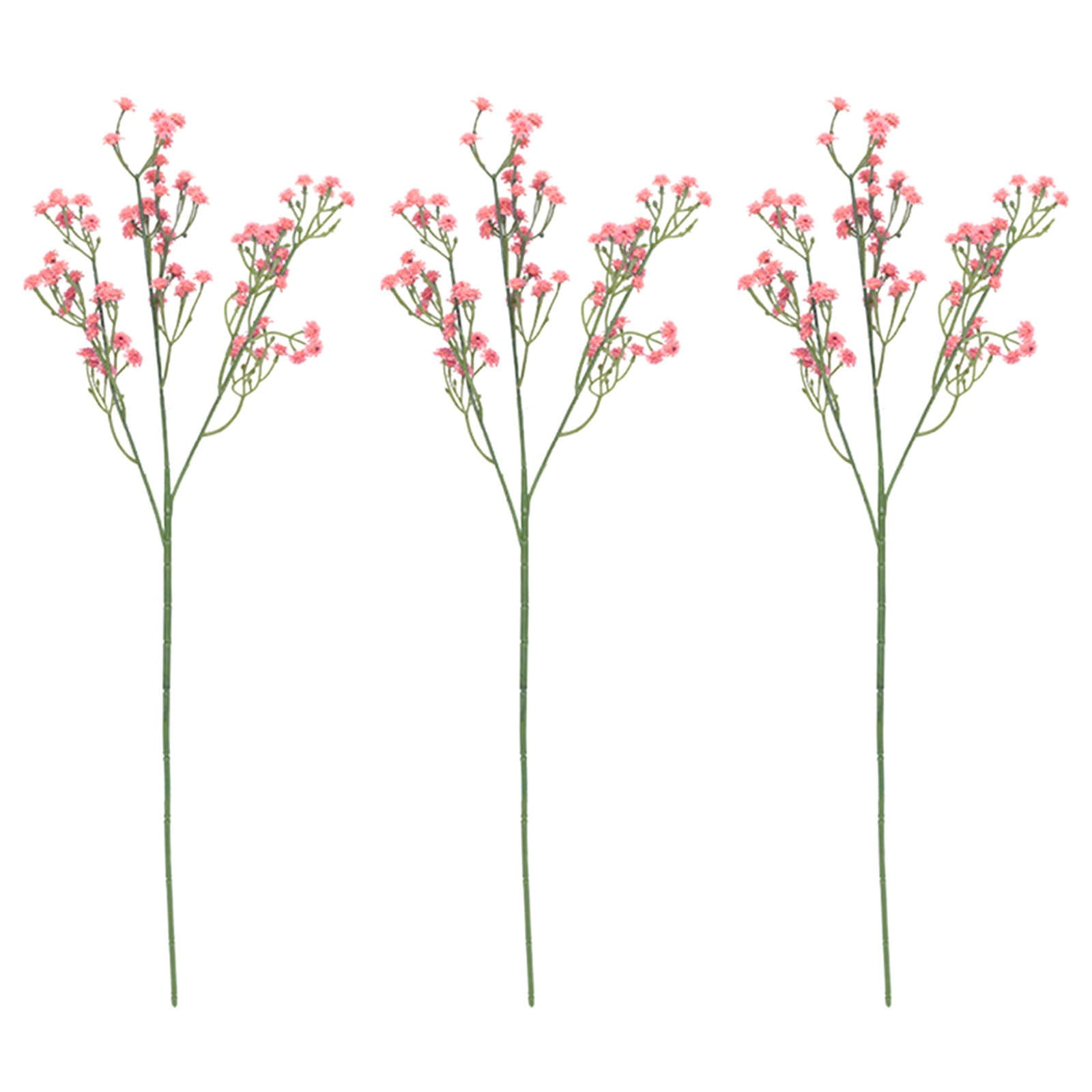 LSLJS 3Pcs Artificial Flowers Realistic Babysbreath Plastic Flowers ...