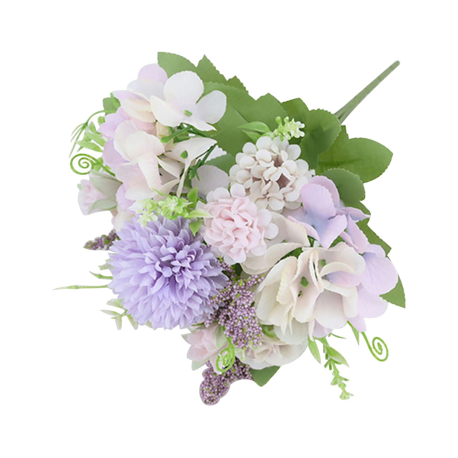 LSLJS Artificial Flowers Realistic Rose Pompon with Long Stems No Fade ...