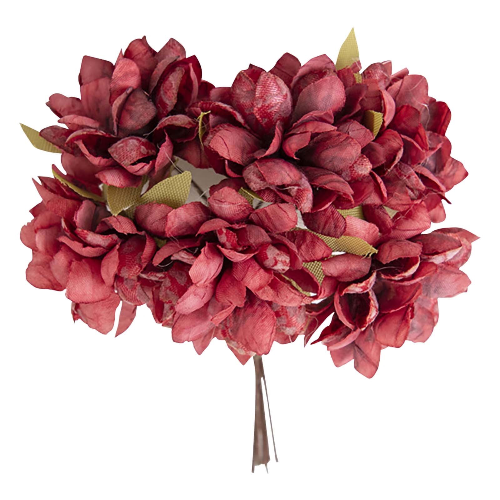 LSLJS Artificial Flowers Realistic Silk Fake Flowers Decoration, No ...