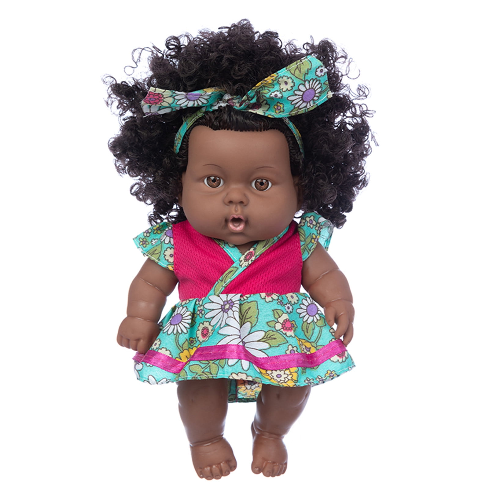 LSLJS Black Skin Reborn Baby Doll Toddlers Toys, 8 inch Simulation ...