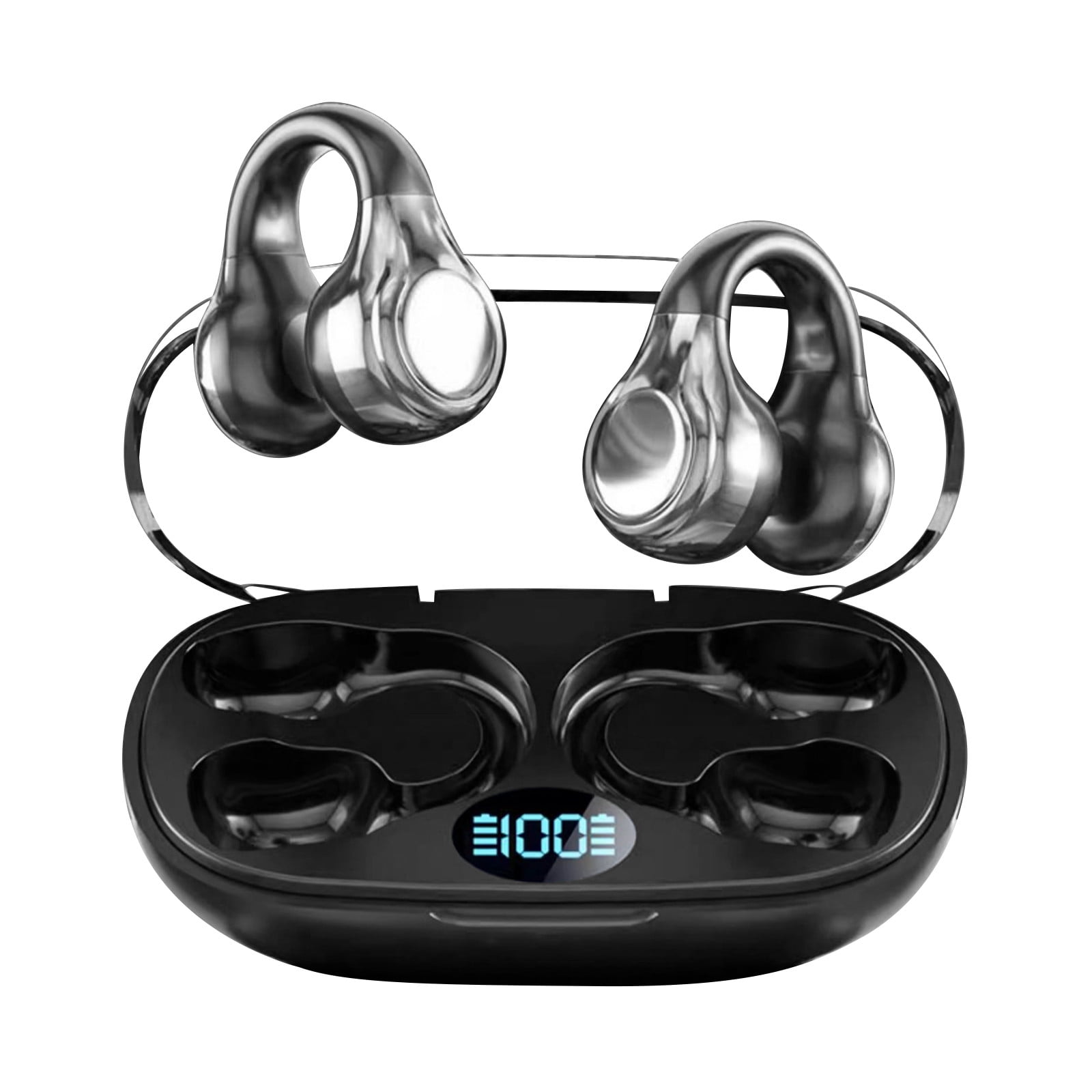 LSLJS Bone Conduction Wireless Earbuds, Bluetooth 5.3 Non in Ear Clip ...