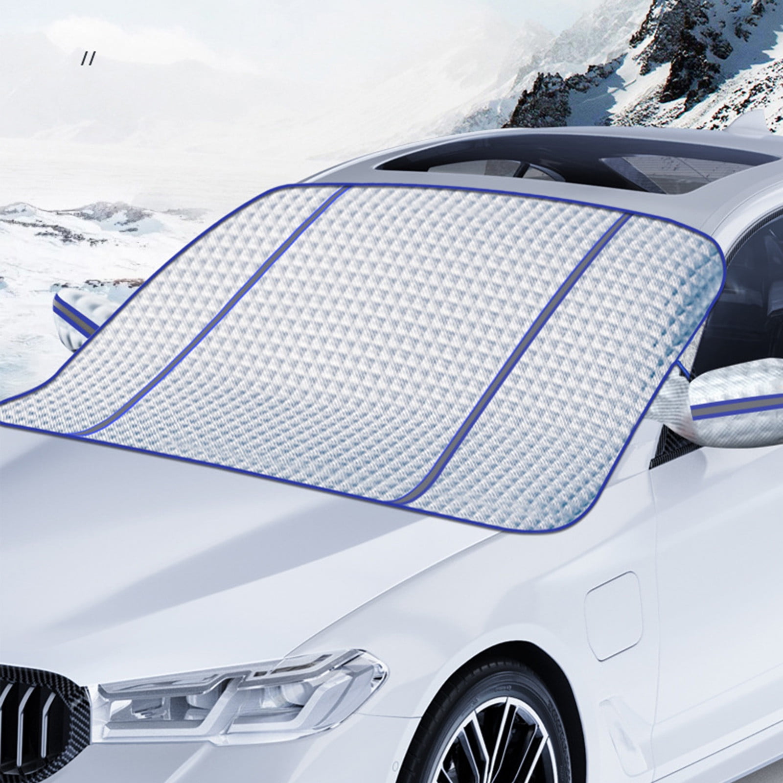 LSLJS Car Windshield Cover for Ice and Snow, Oxford Cloth Windshield ...