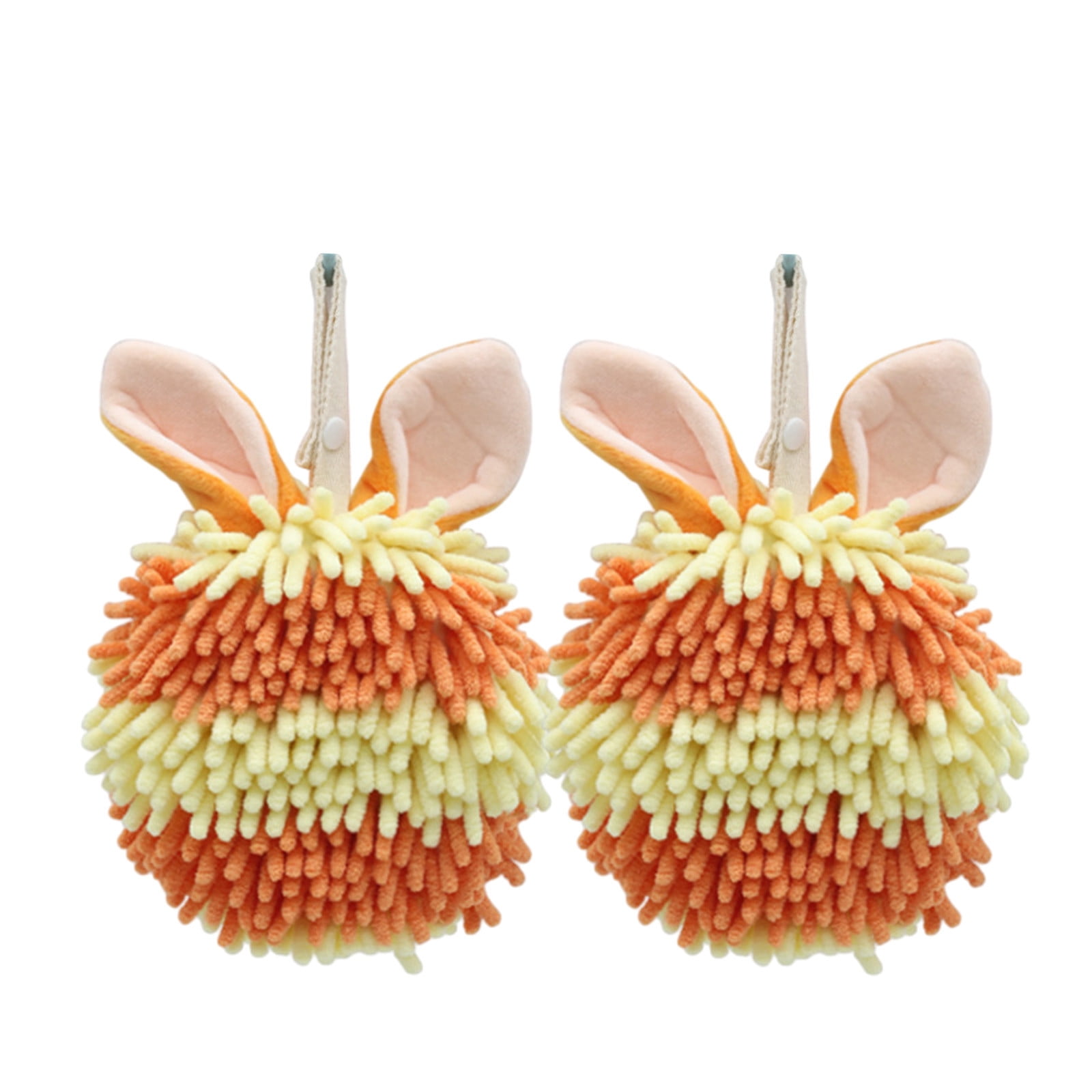 LSLJS Chenille Hand Towel, Cute Rabbit Ear Design Microfiber Hand ...