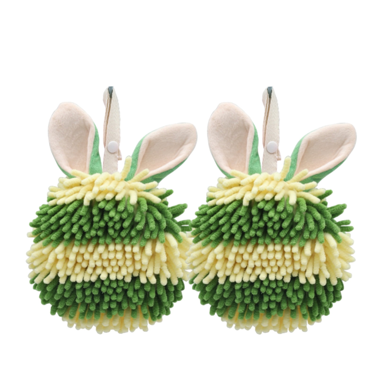 LSLJS Chenille Hand Towel, Cute Rabbit Ear Design Microfiber Hand ...