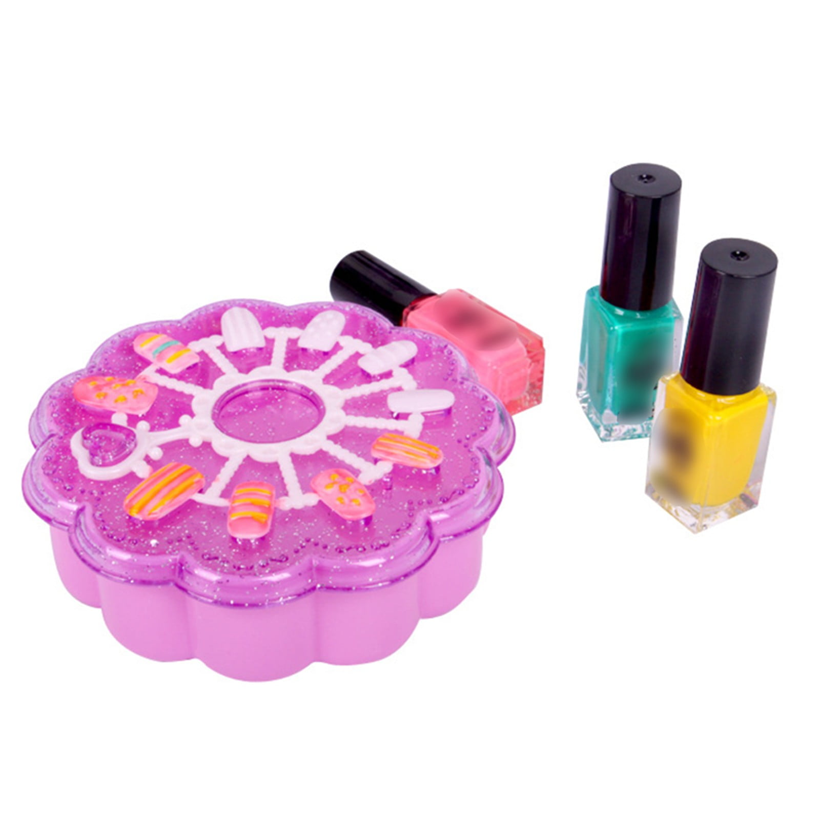 LSLJS Children DIY Nail Patches Set Makeup Accessories, Toddlers Toys ...