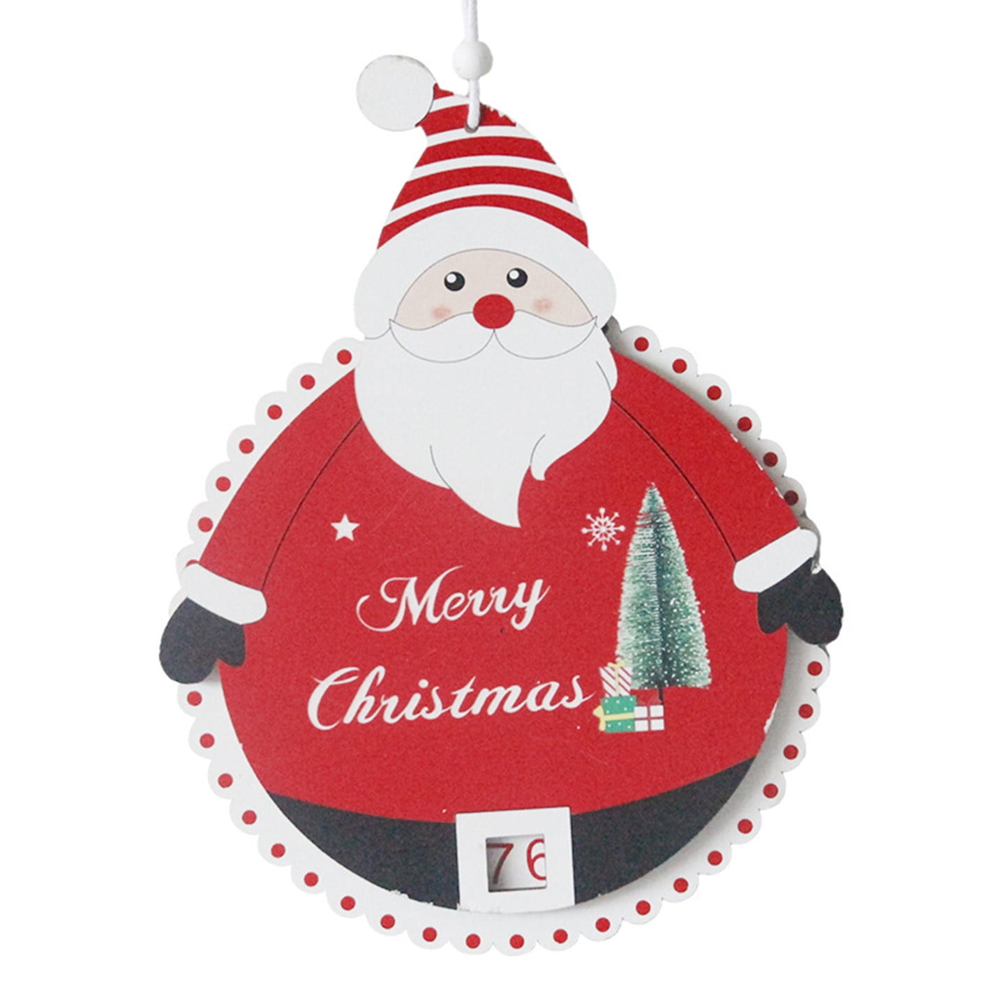 LSLJS Christmas Countdown 24 Days Calendar, Christmas Decorations, Cute ...