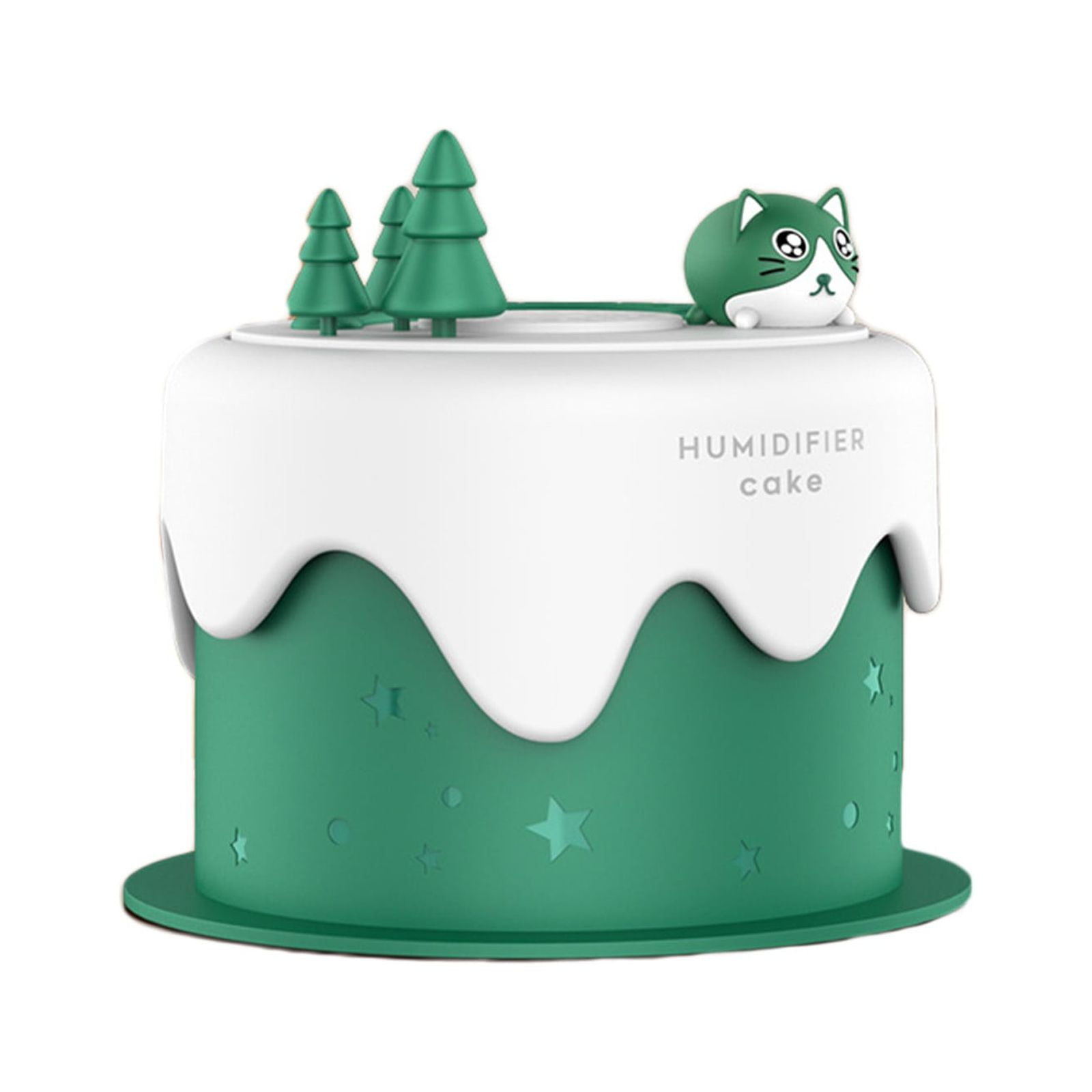 LSLJS Christmas Humidifier for Bedroom, Cute Cake Shape with Christmas ...