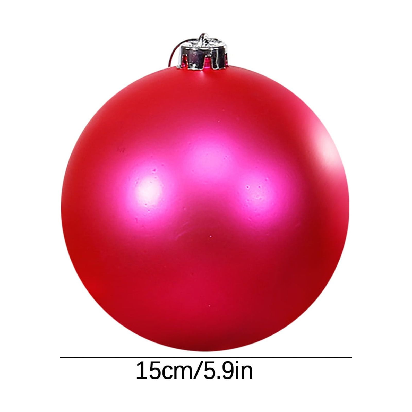 LSLJS Christmas Tree Ball Ornaments - 5.9 inch Large Matte Surface ...