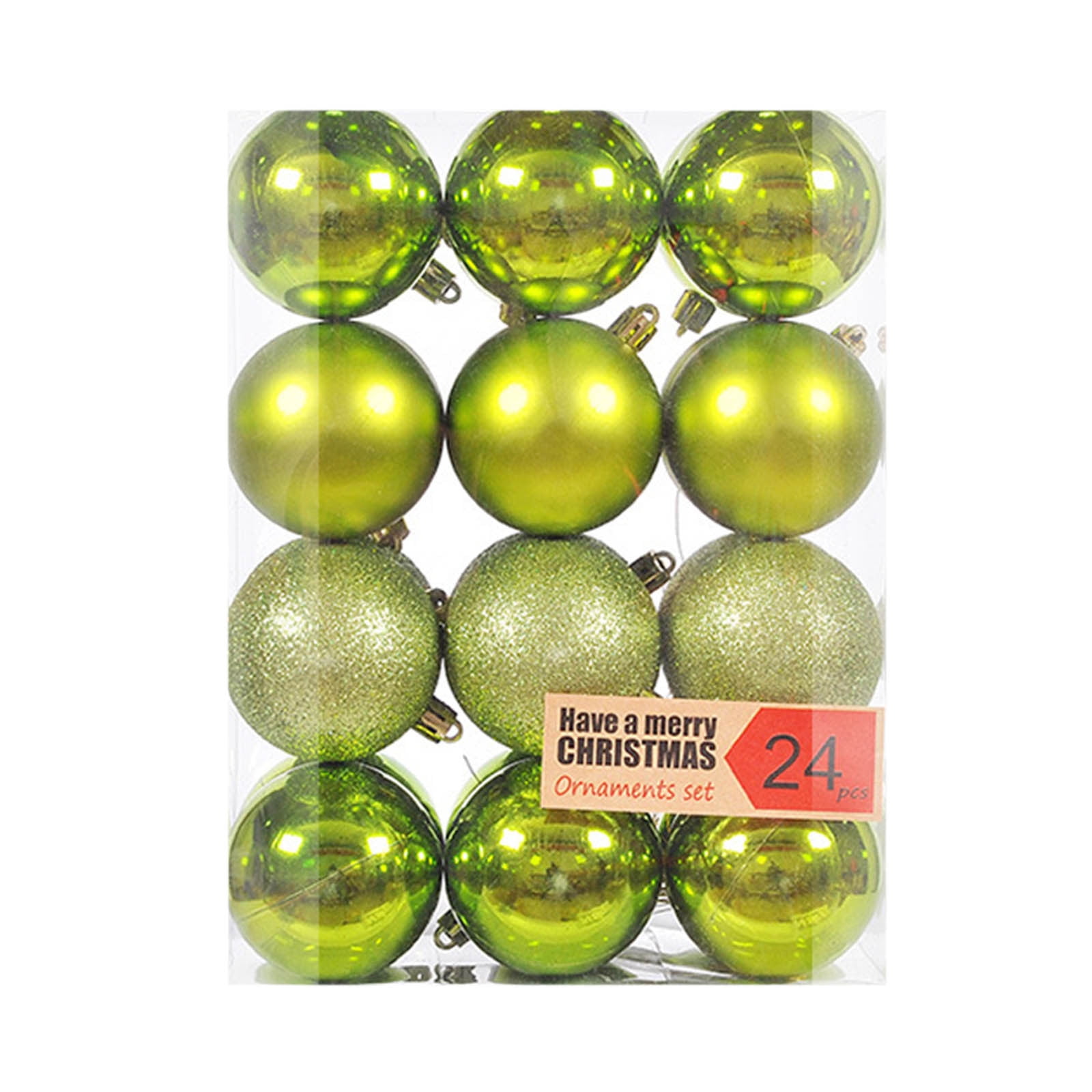 LSLJS Christmas Tree Hanging Ball Ornaments, Christmas Decorations 4CM ...