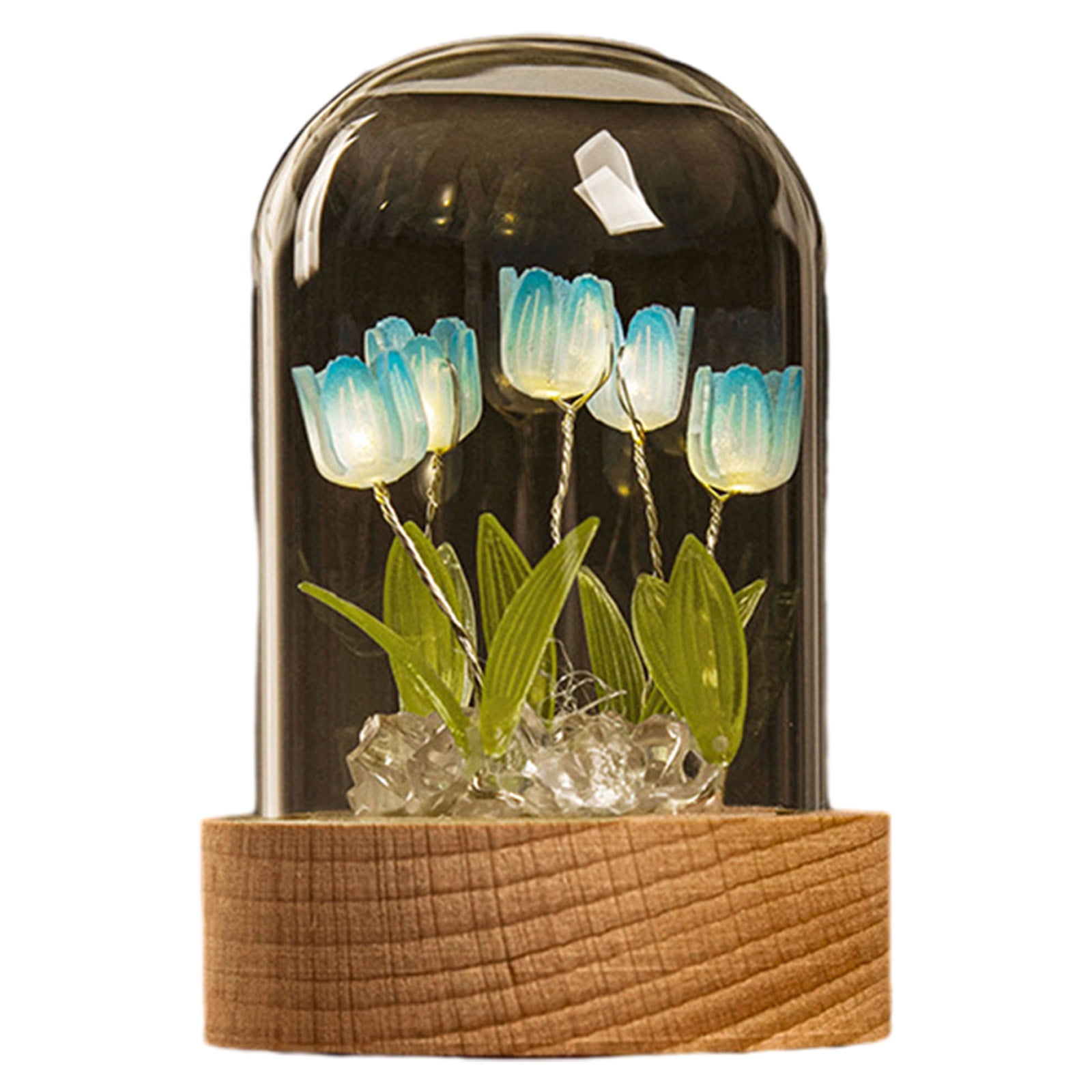 LSLJS Christmas Tulips Night Light, Christmas Decorations, Mini Glowing ...