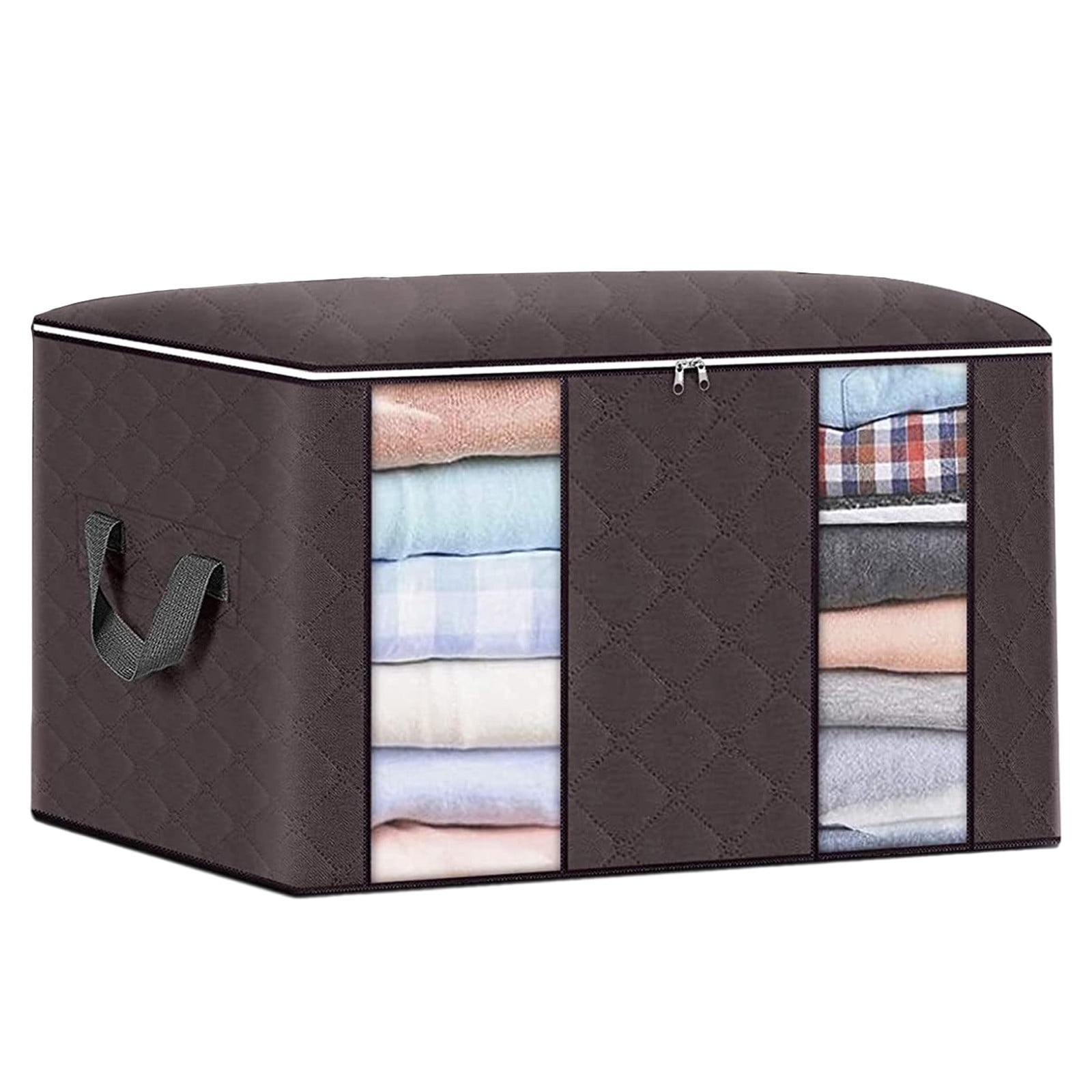 LSLJS Clothes Storage Bag, 90L Large Wardrobe Sorting Storage Bin ...