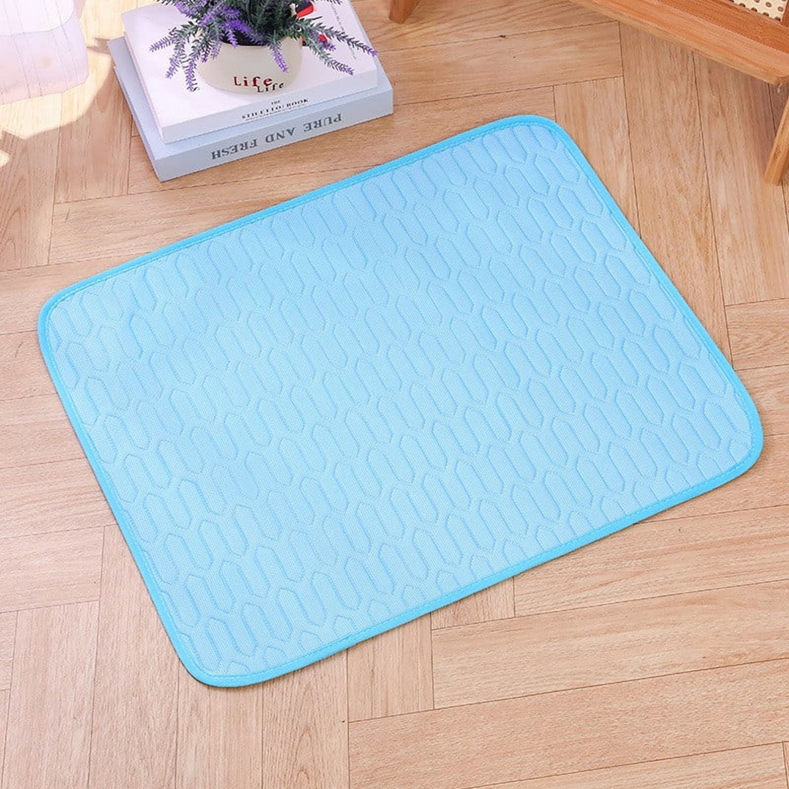 LSLJS Cooling Mat for Dogs 12x16" Arc-Chill Cool Fiber Washable Ice ...