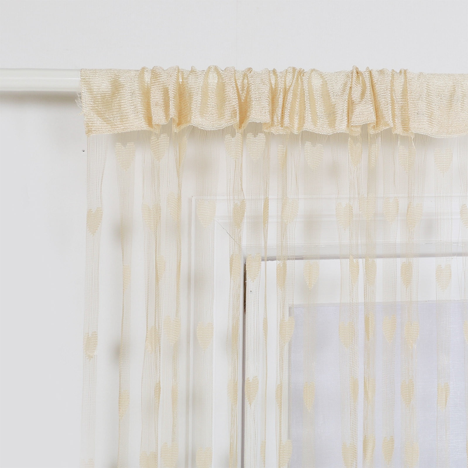 LSLJS Curtains & Ruffled Decorative - 2Pcs Blackout Curtains & Multi ...