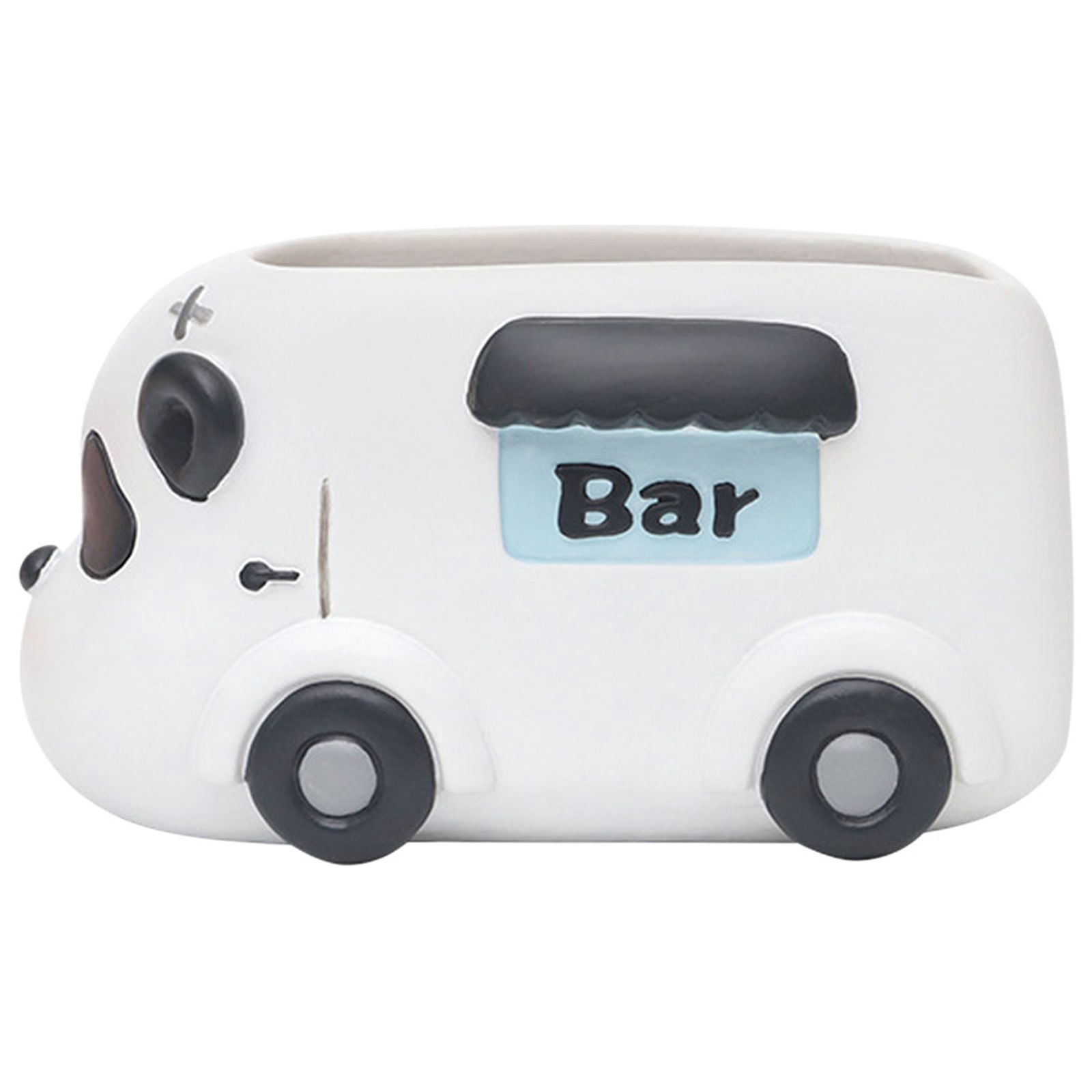 LSLJS Cute Animals Car Plant Pots, Mini Resin Succulent Planters Pots ...