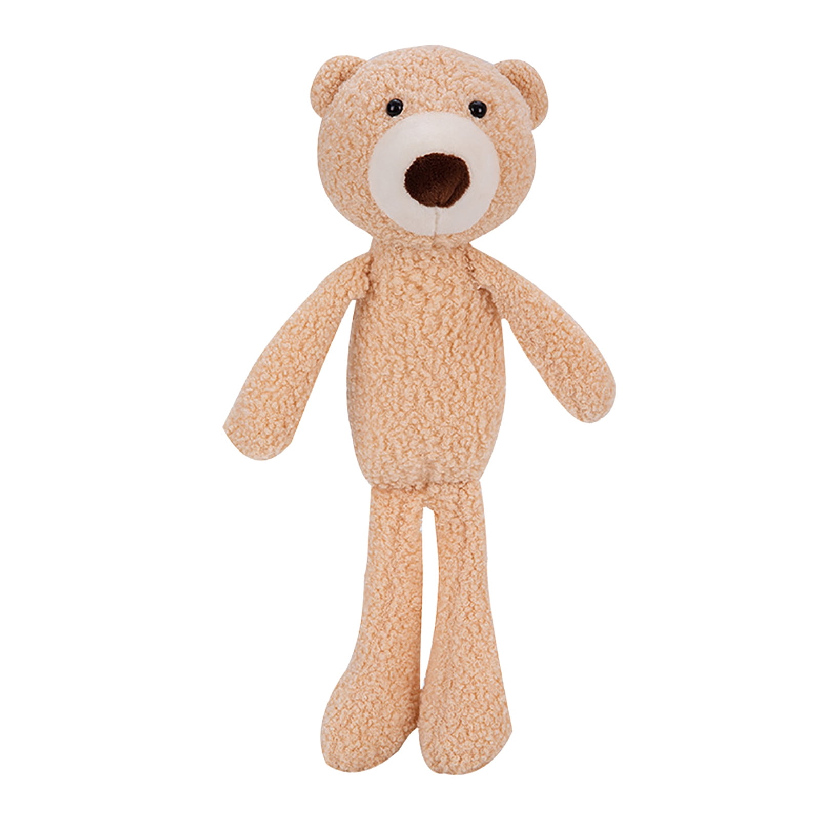 LSLJS Cute Plush Bear Dolls,Toddler Toys 11.8 inch Brown Long Leg Bear ...