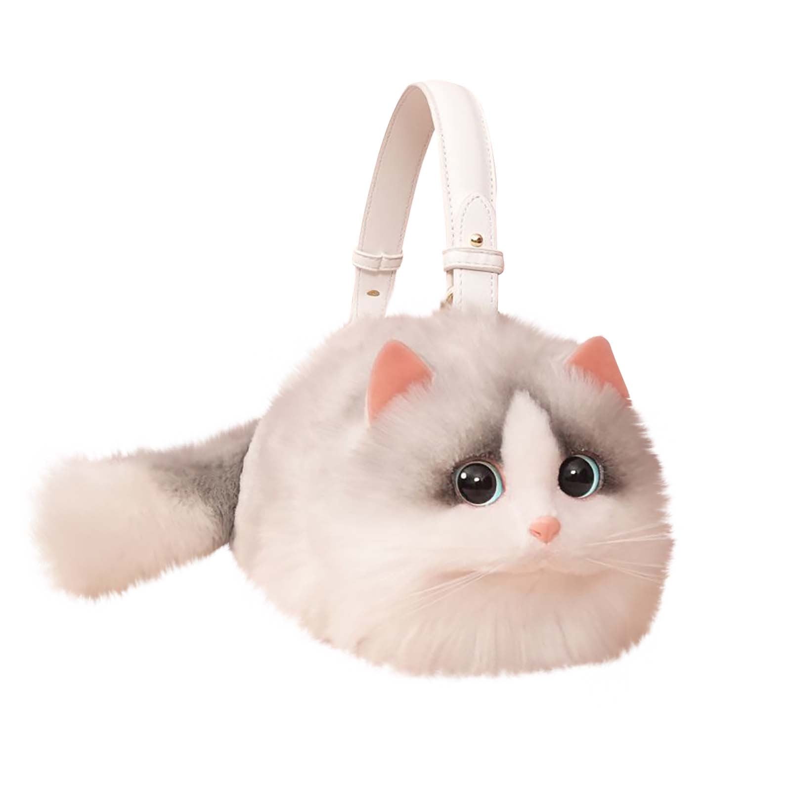 LSLJS Cute Realistic Cat Tote Bag for Women, Valentine Gifts Puffy ...