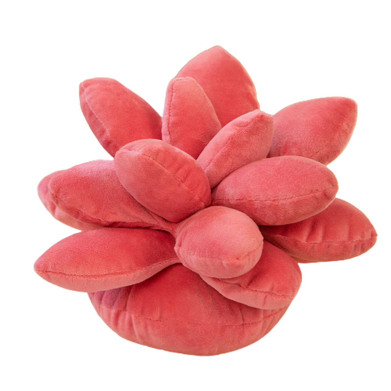 LSLJS Cute Succulent Throw Pillow, 17.7" 3D Succulent Shape Decorative ...