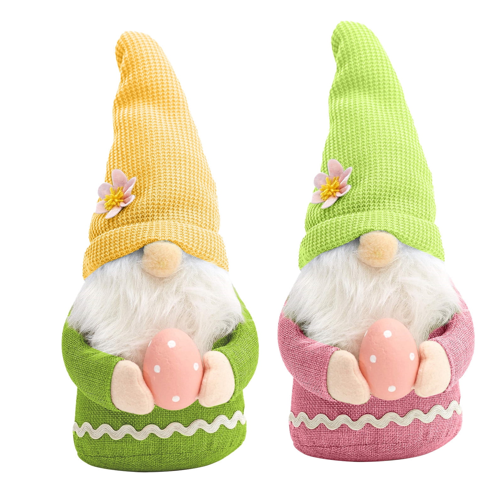 LSLJS Easter Decorations Easter Gnomes Ornaments White Beard Dwarf ...