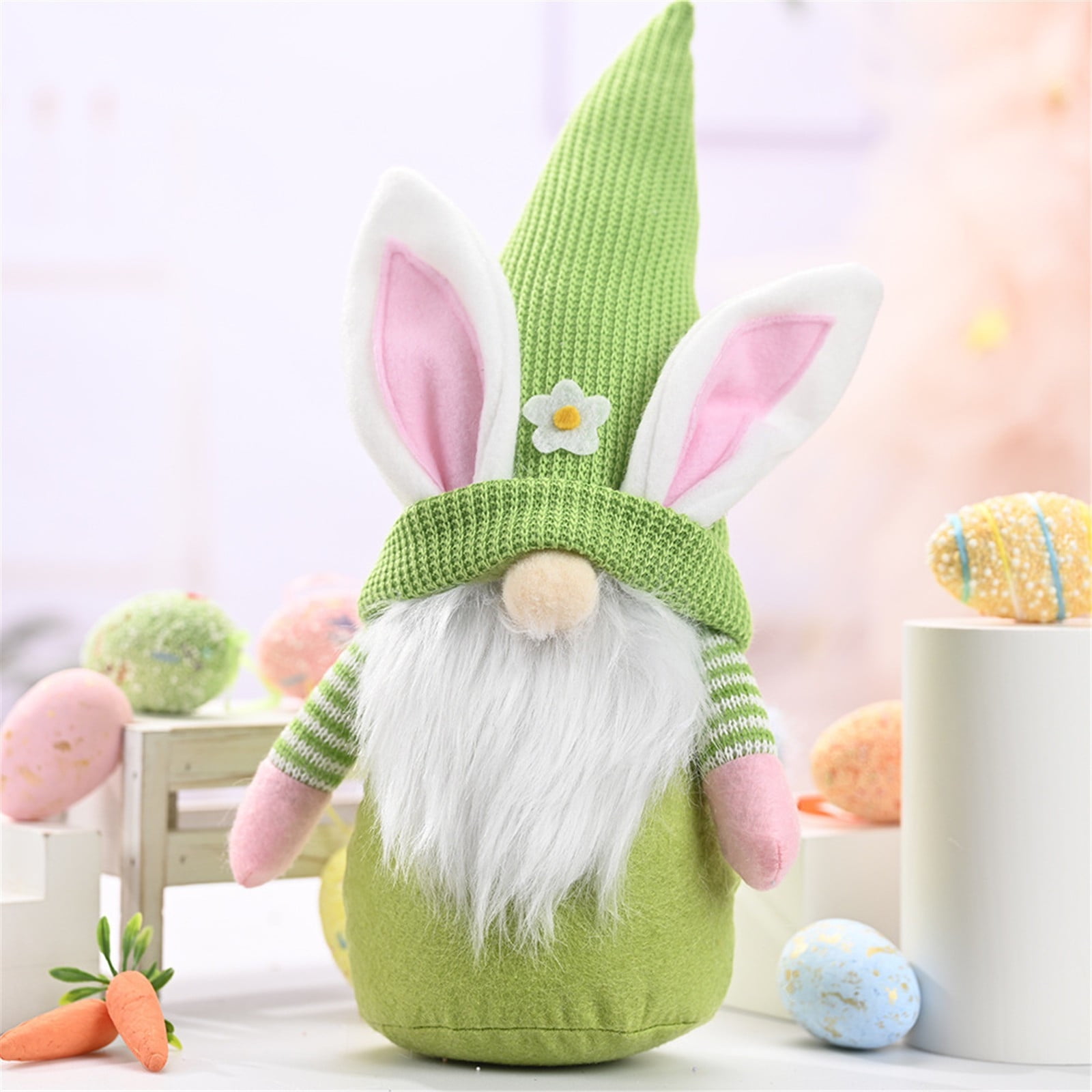 LSLJS Easter Decorations Easter Knitted Gnomes Ornaments Easter Cute ...