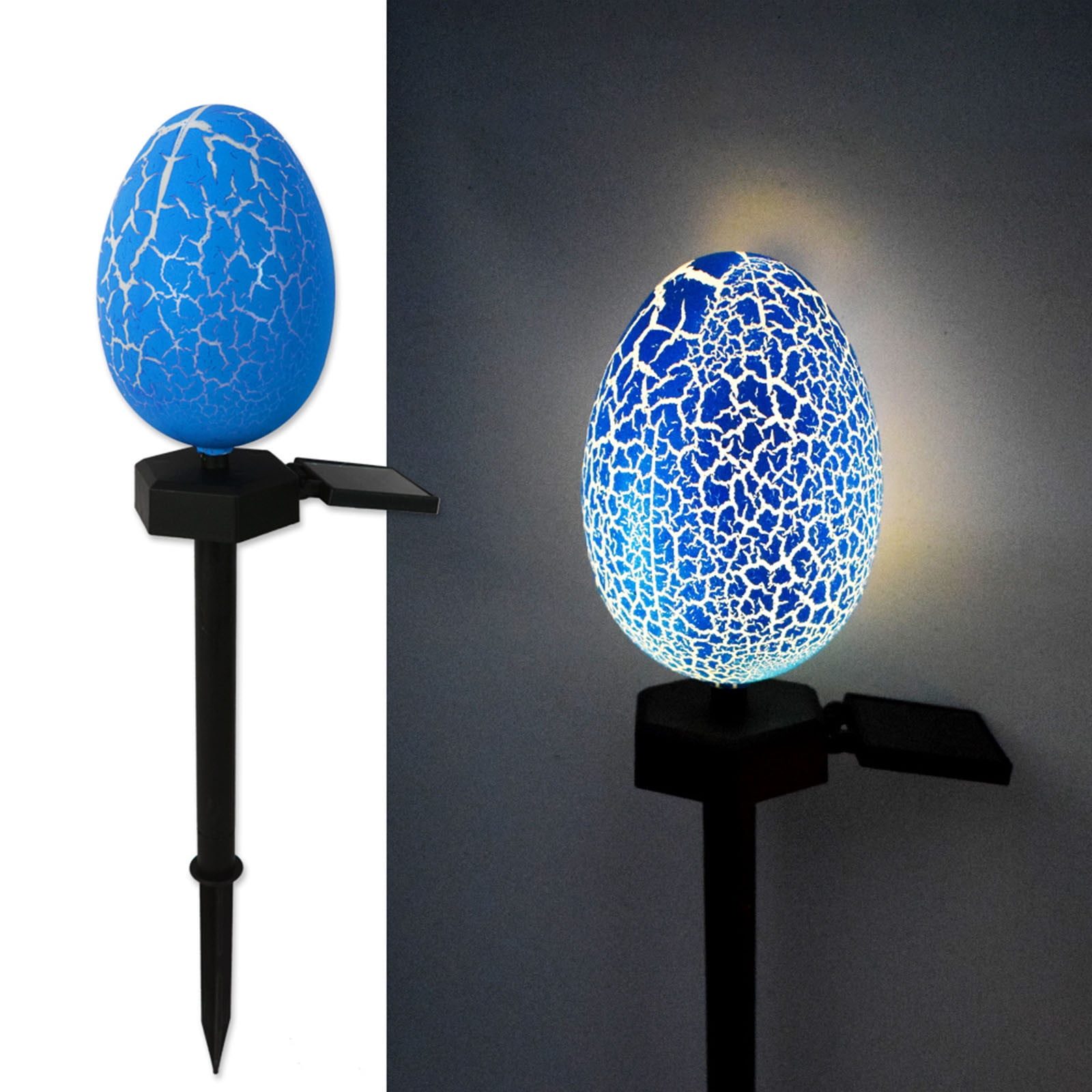 LSLJS Easter Eggs Solar Lights Outdoor, Easter Decorations 17 inch ...