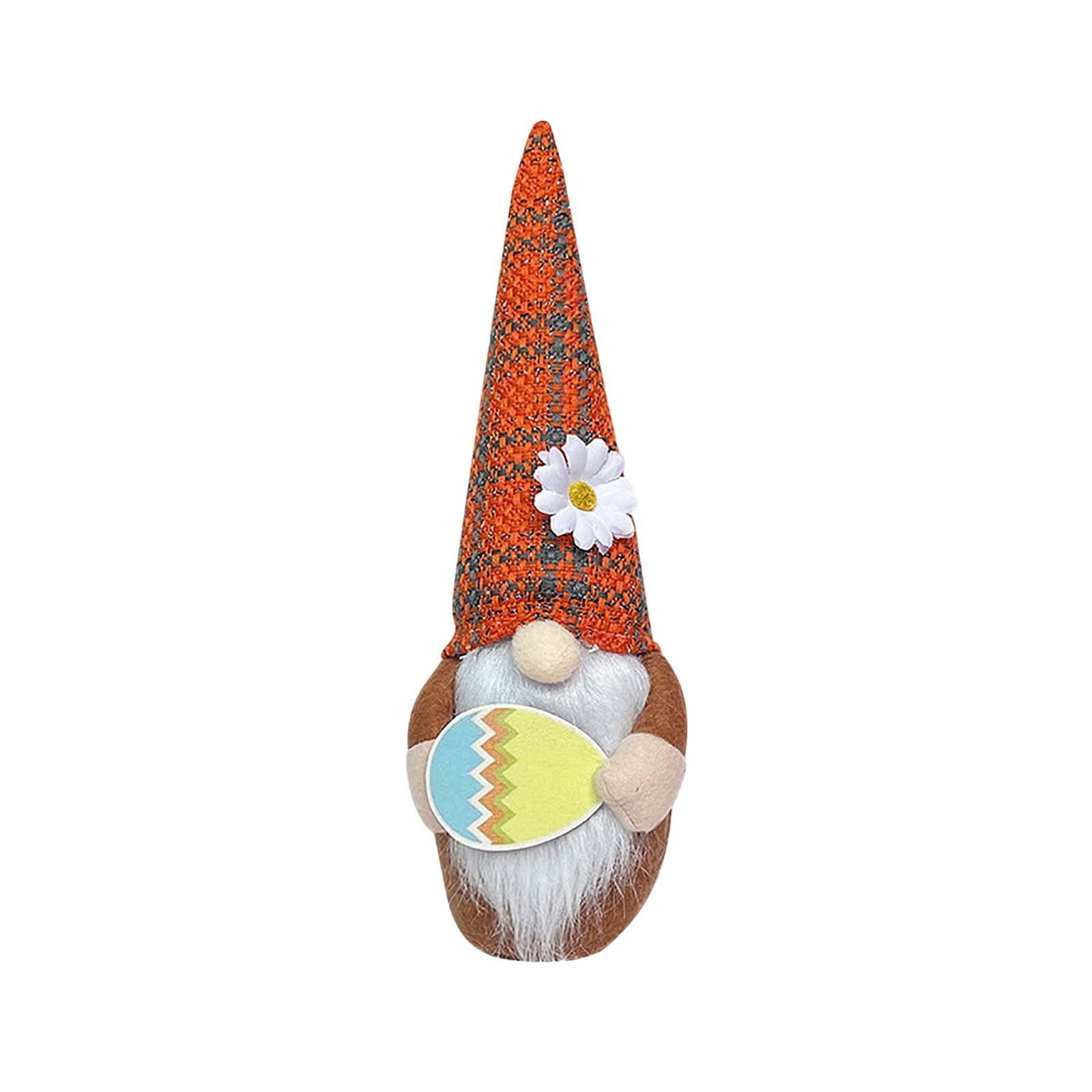 LSLJS Easter Faceless Gnome Plush Doll, Easter Decorations 12 inch ...