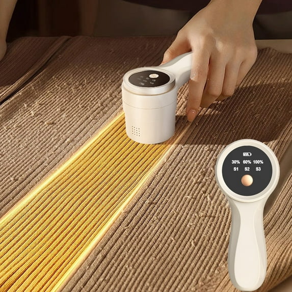 LSLJS Fabric Shaver-Rechargeable Lint Shaver Digital Display Blades ...