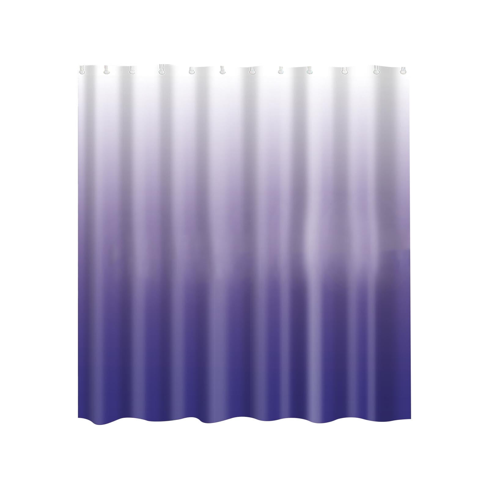 LSLJS Gradient Shower Curtain Set 71x71" Modern Sample Style Purple ...