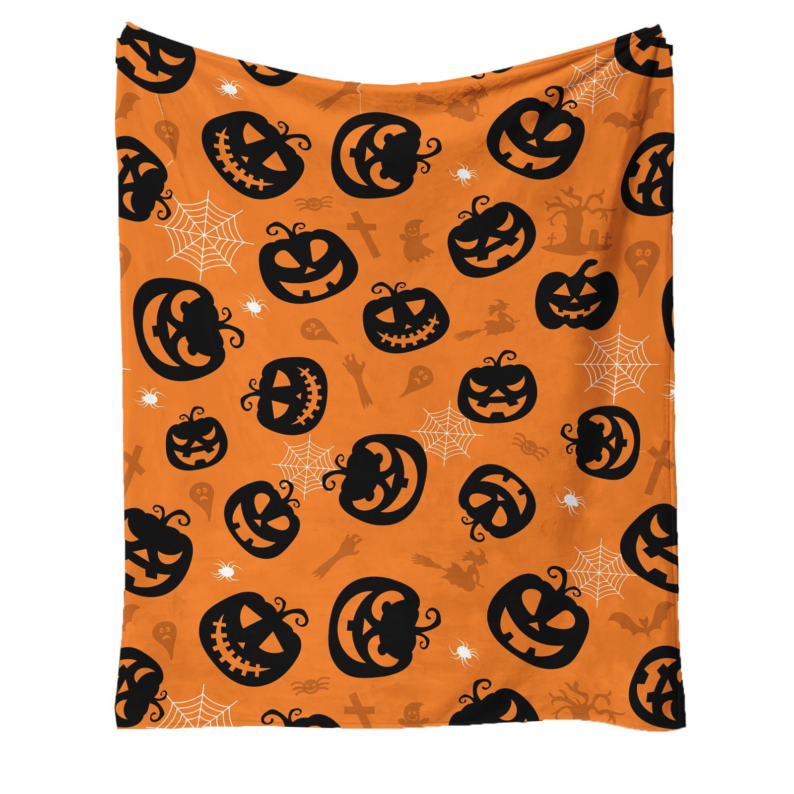 LSLJS Halloween Cute Pumpkin Blanket,Halloween Decorations Flannel ...