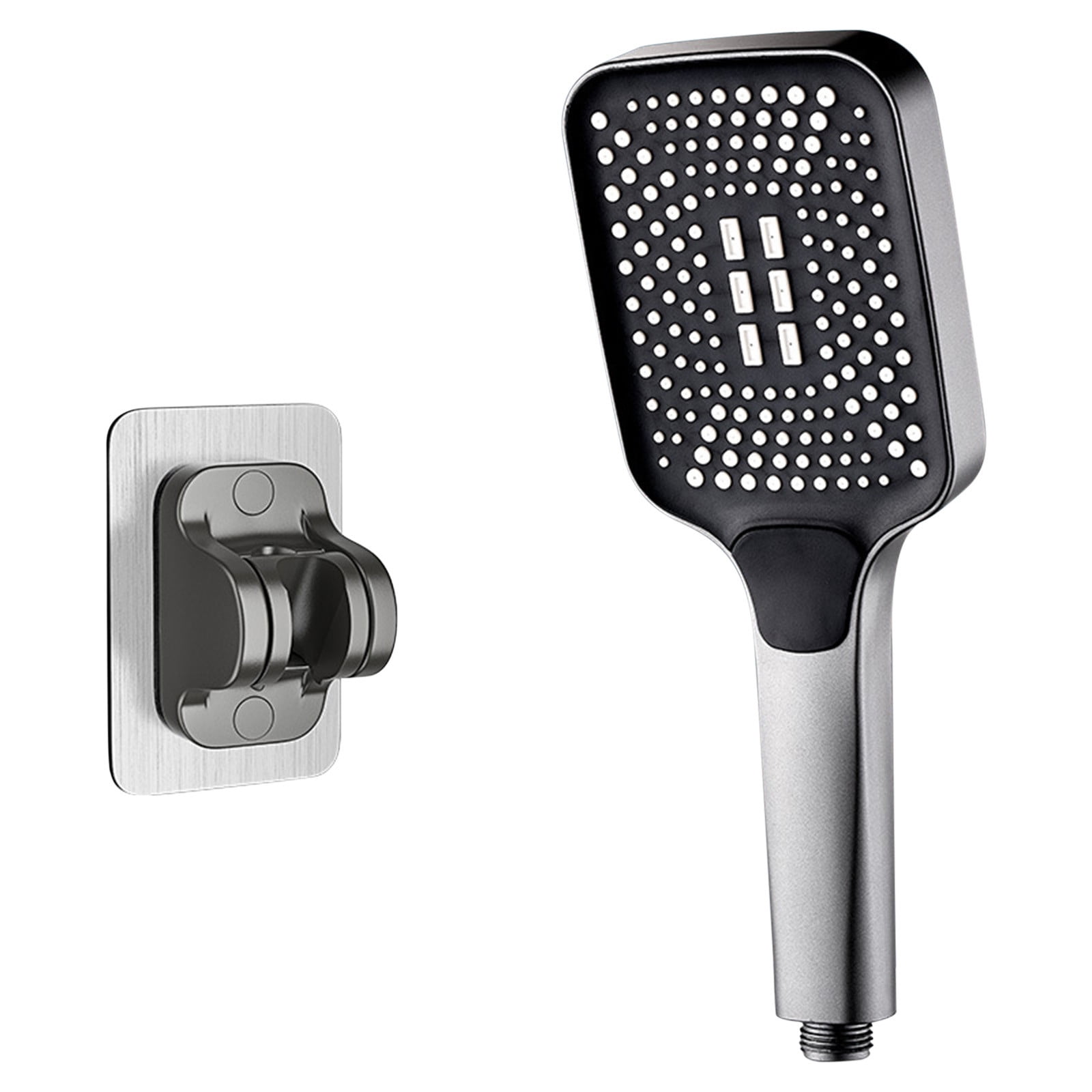 LSLJS High Pressure Shower Head, Large Panel Square Handheld Shower ...
