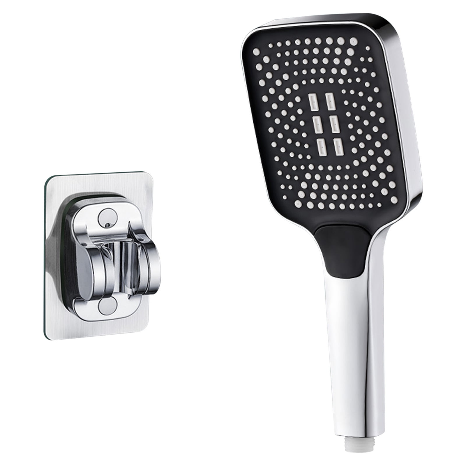 LSLJS High Pressure Shower Head, Large Panel Square Handheld Shower ...
