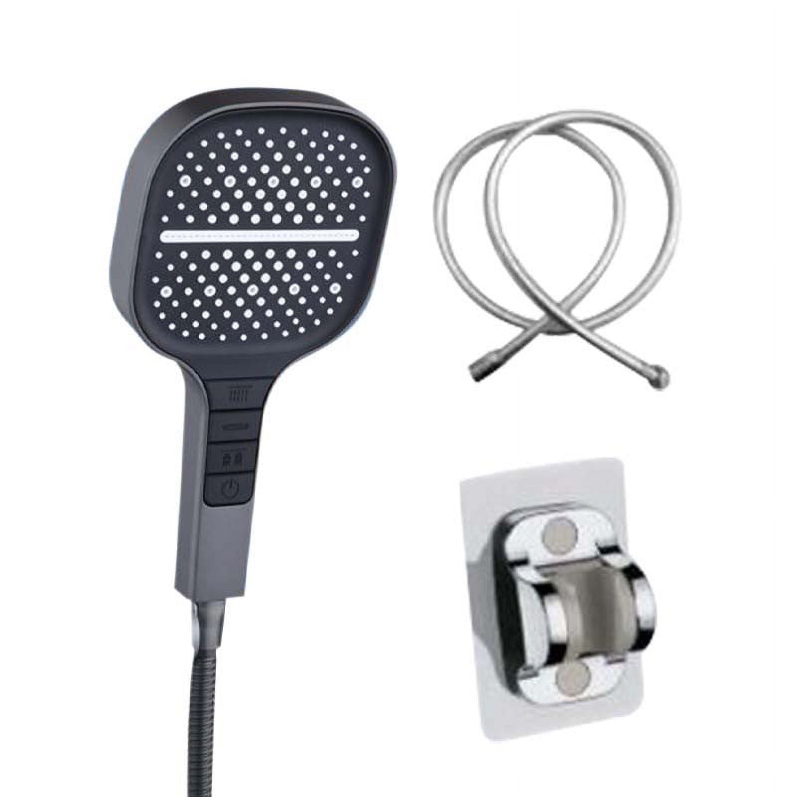 LSLJS High Pressure Shower Head, Large Panel Square Handheld Shower ...