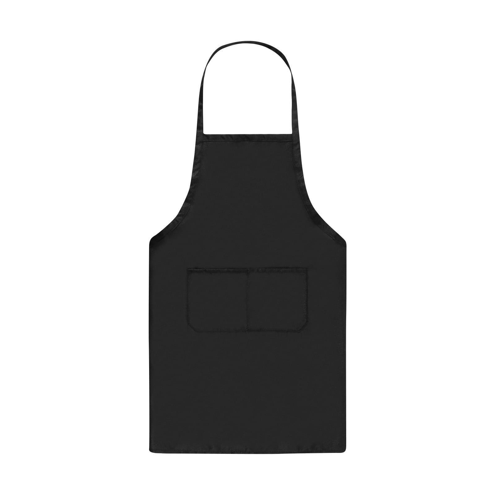 LSLJS Plain Apron for Women and Men with Double Pockets, Waterproof ...