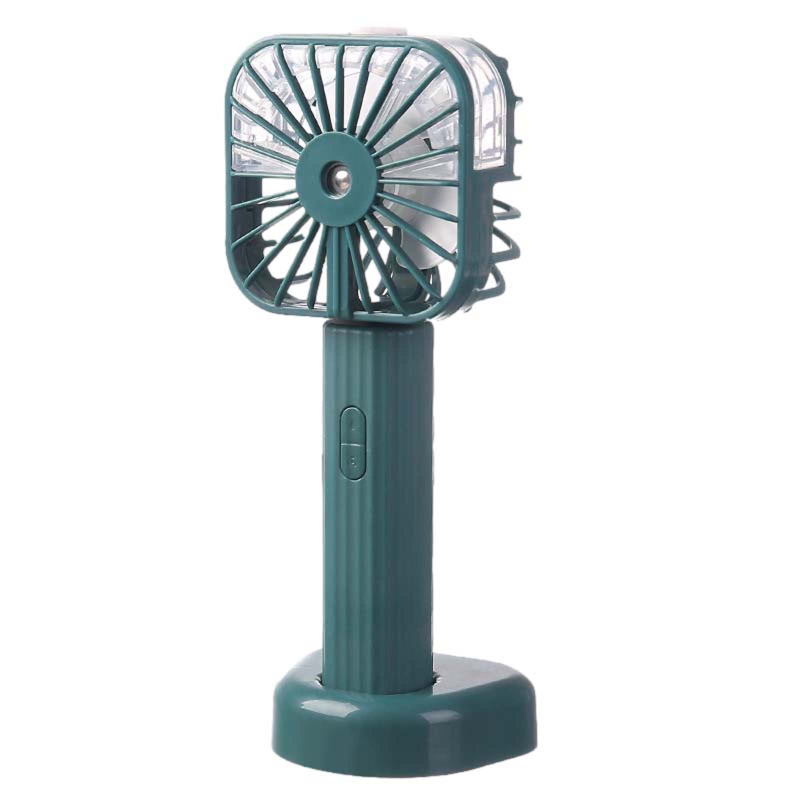 LSLJS Portable Handheld Misting Fan, Mini Personal Spray Water Mist Fan ...