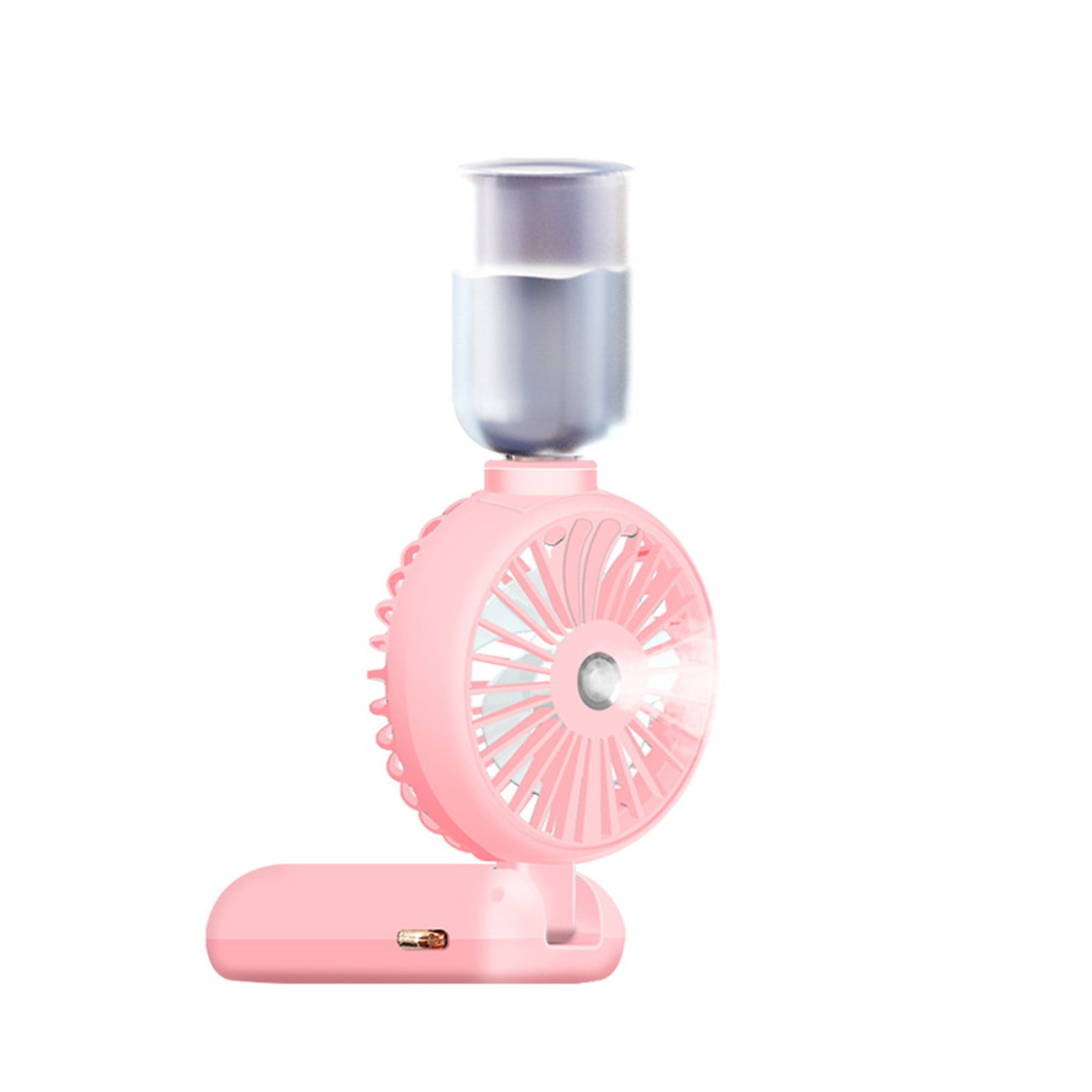 LSLJS Portable Handheld Misting Fan, Mini Personal Spray Water Mist Fan ...