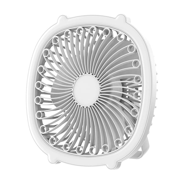 LSLJS Small USB Desk Fan, 7.8 inch Portable Desktop Table Fan with LED ...