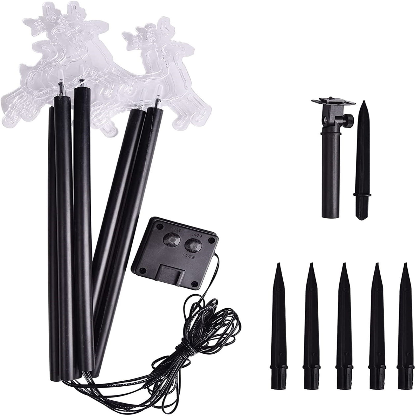 LSLJS Solar Lights For Outside,LED Outdoor Light Waterproof 5 Pack ...