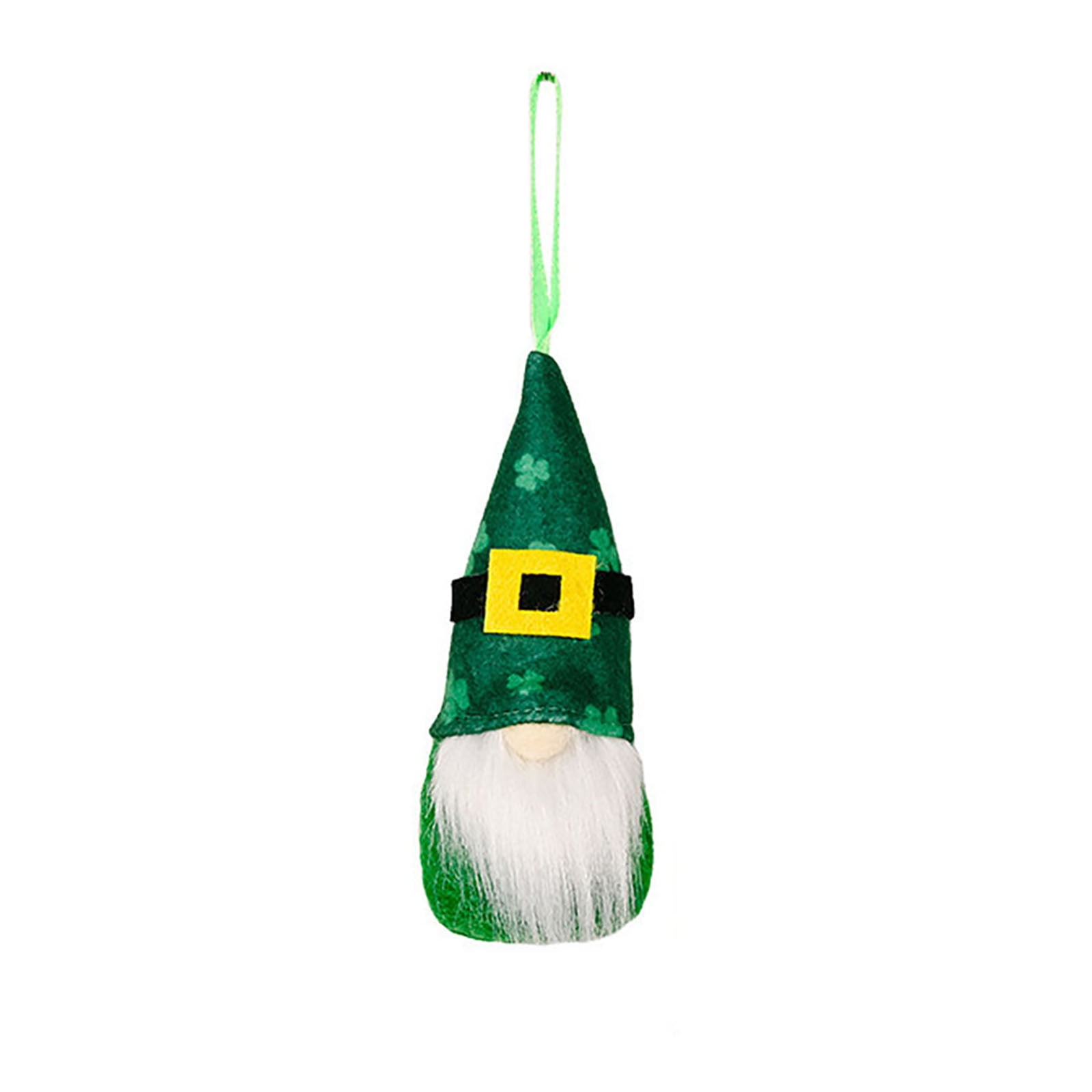 LSLJS St. Patricks Faceless Doll Ornaments, Irish Green Leaves Gnomes ...