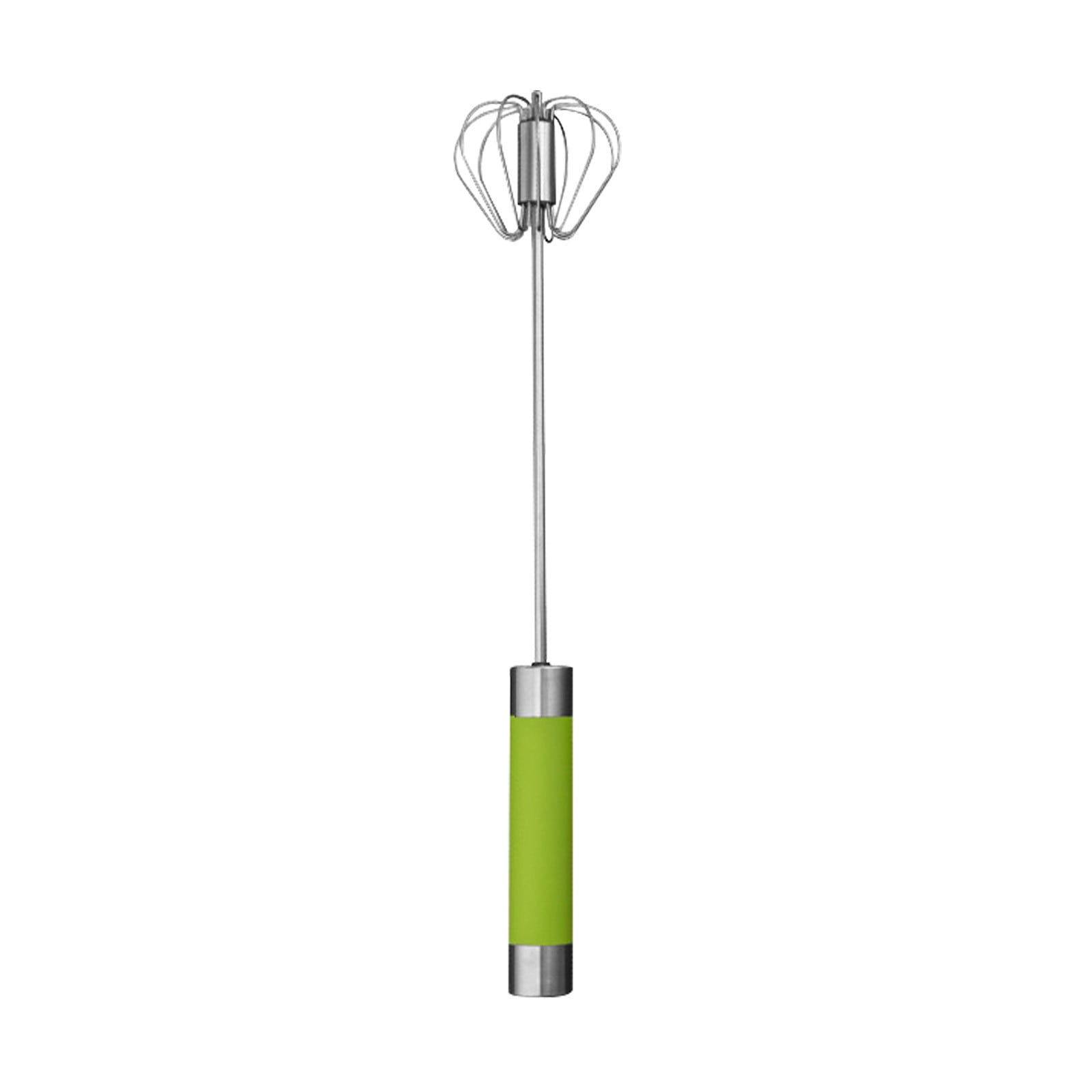 LSLJS Stainless Steel Push Whisk,Semi-automatic Rotating Whisk,Hand ...