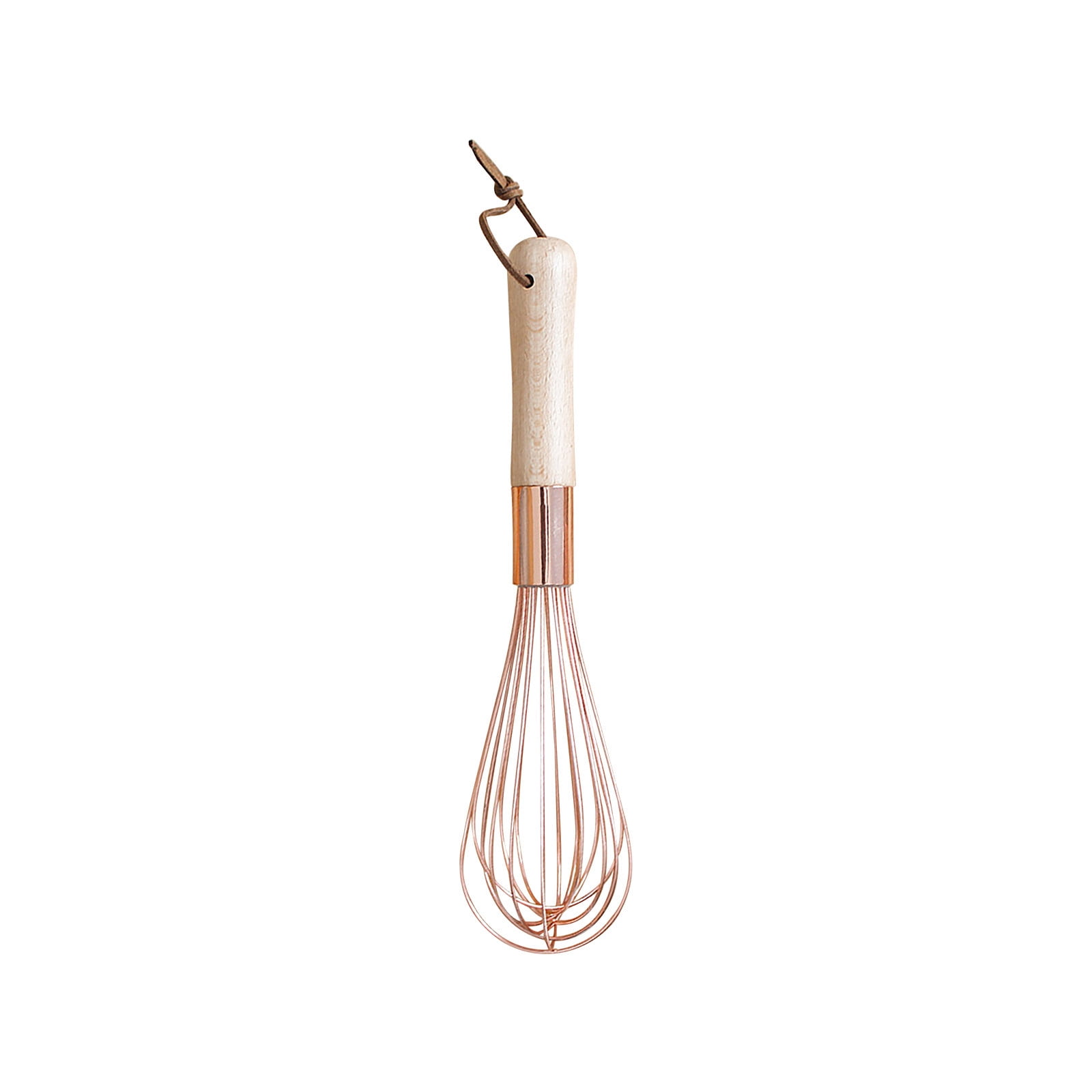 LSLJS Stainless Steel Whisk,Balloon Whisk Kitchen Tool With Wooden ...
