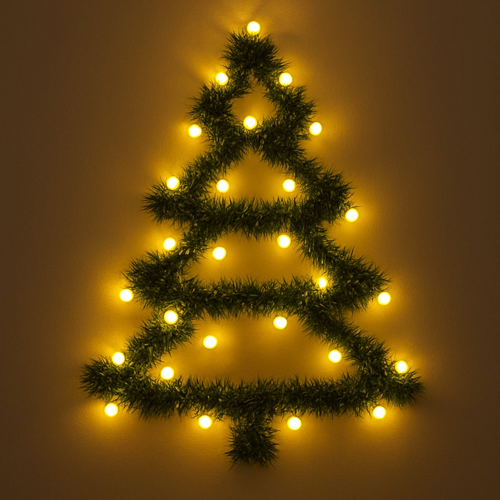 LSLJS Tinsel Garland 10.9Ft Glitter Metallic Twist Hanging Christmas ...