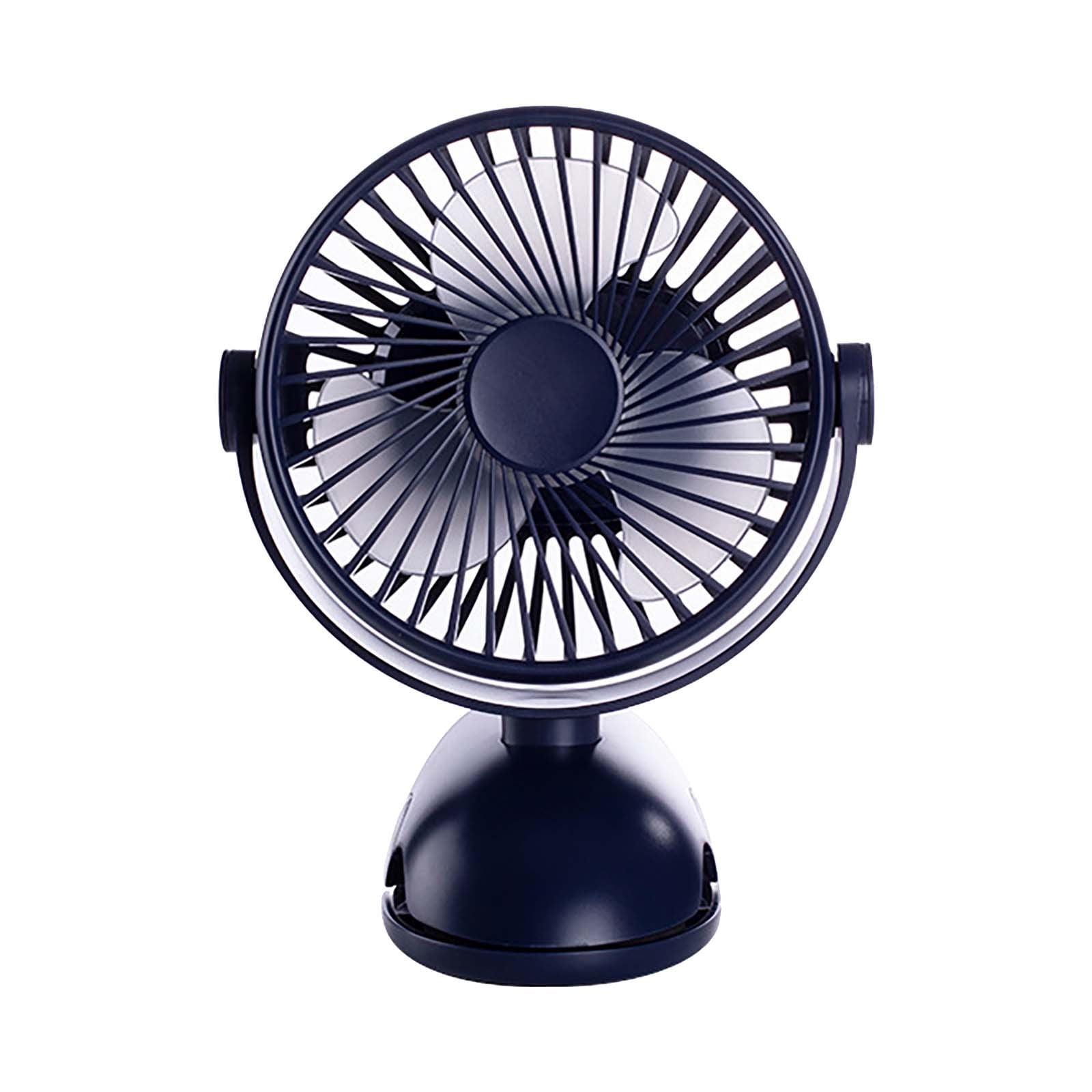LSLJS USB Desk Fan, Portable Desktop Table Fan with Clip Base 720 ...