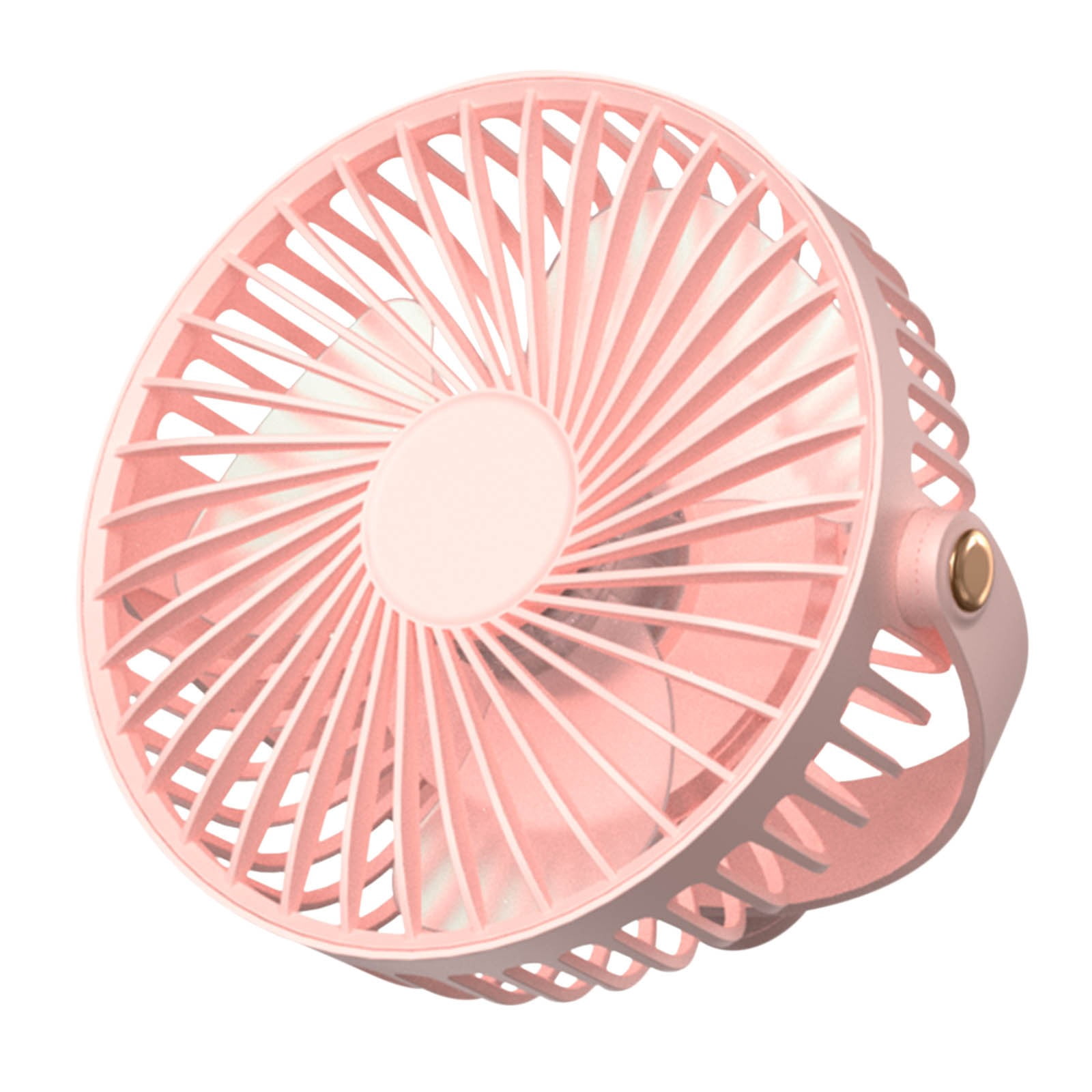 LSLJS USB Desk Fan, Portable Desktop Table Fan with LED Lights, 360 ...