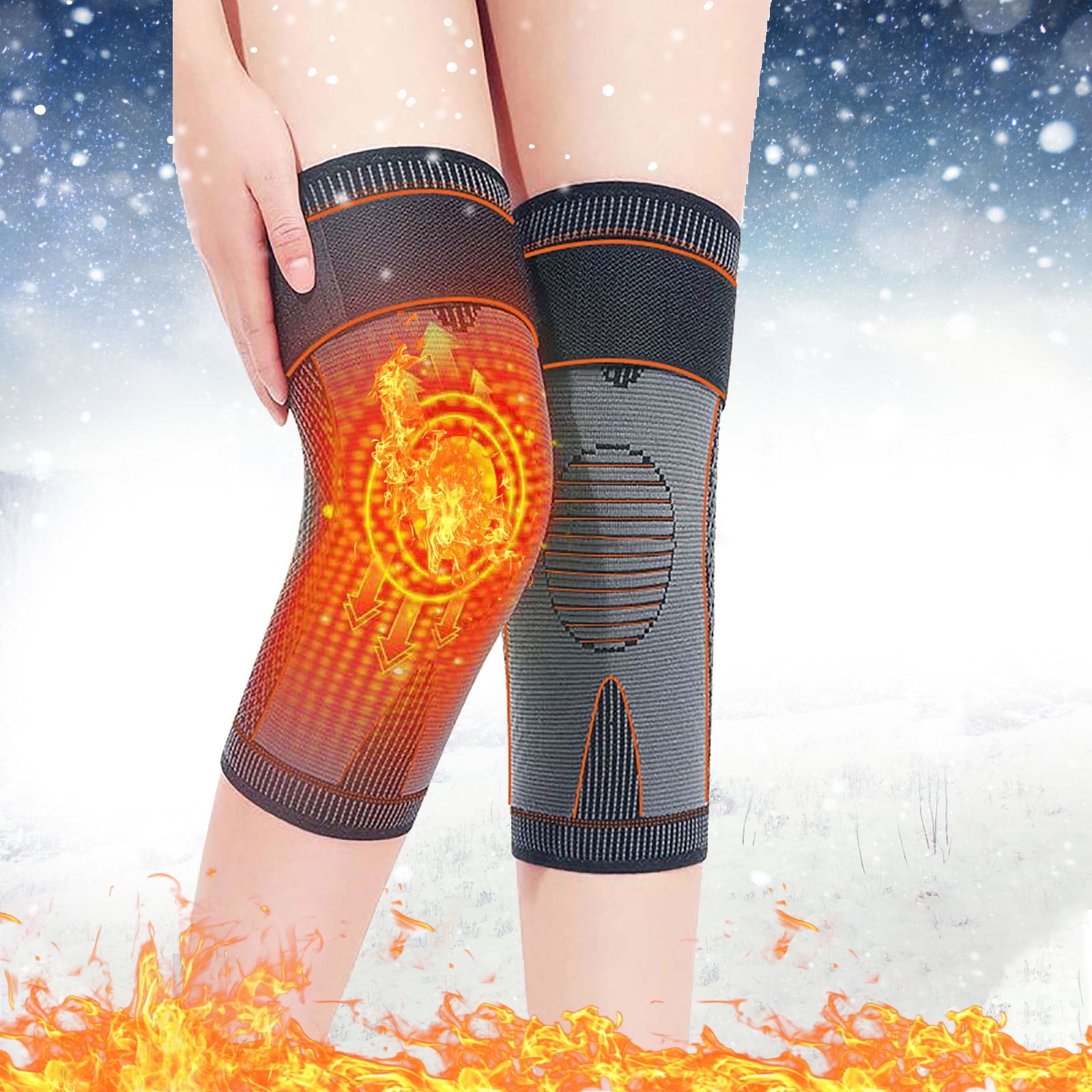 LSLJS Winter Warm Knee Sleeve for Men and Women Acupressure Self ...