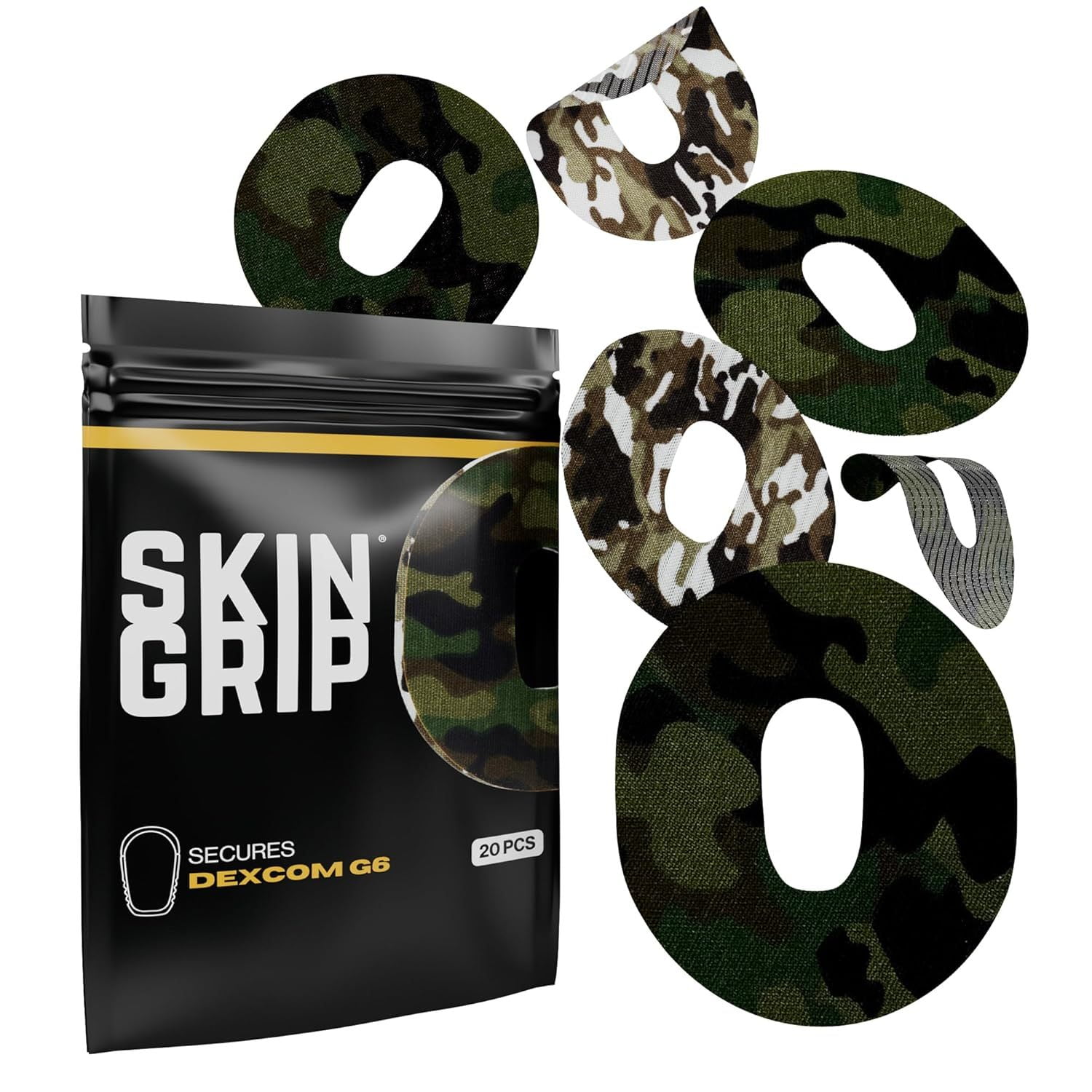 LSNF Adhesive Patches for Dexcom G6 CGM – Waterproof & Sweatproof ...