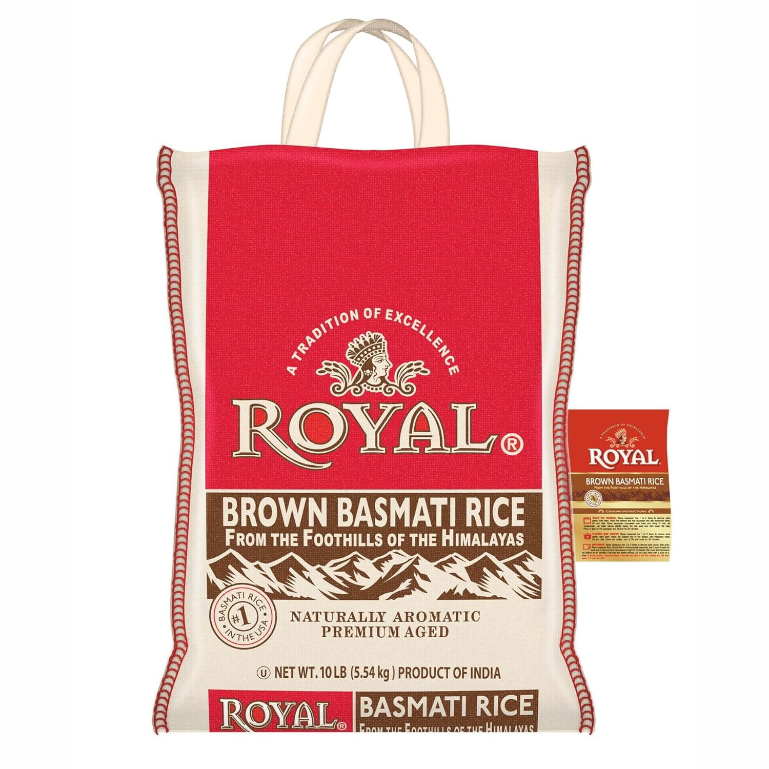 LSNF - Authentic Basmati Brown Rice Whole Grain, Naturally Gluten Free ...