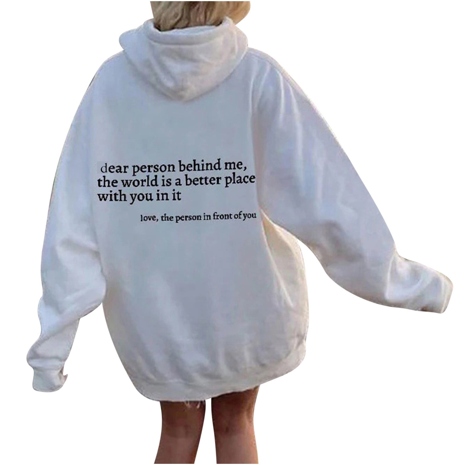 LSOLMD Dear Person Behind Me Sweatshirt Hoodie, Personalized Shirt Dear ...