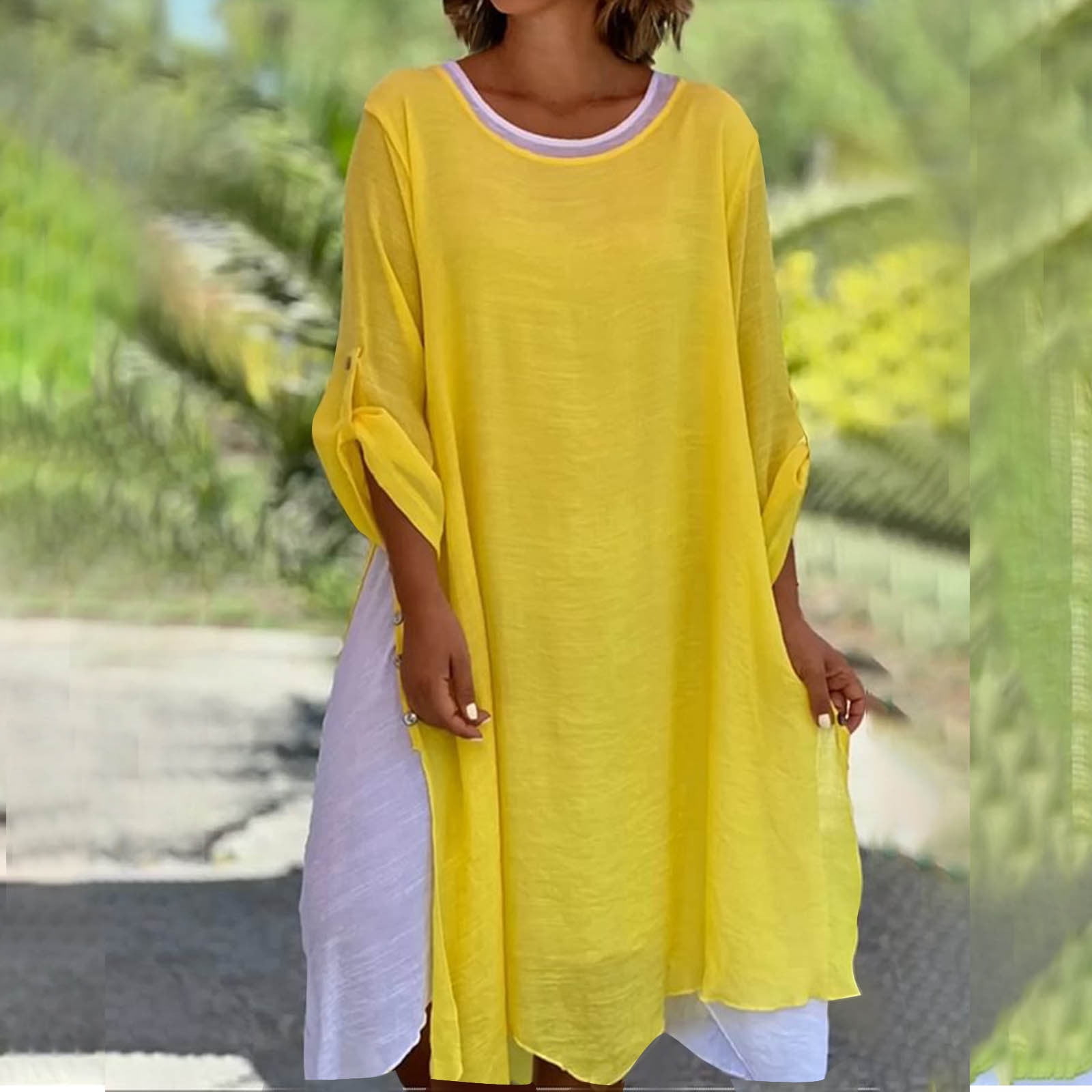 LSOLMD Linen Sets for Women 2 Piece Linen Suit Pants Two Piece Long ...