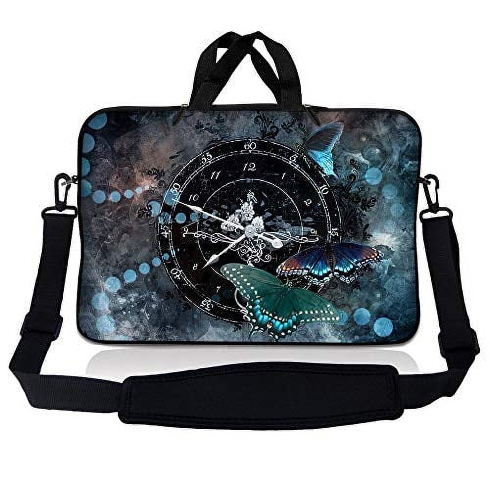 LSS Laptop Sleeve Bag Notebook Bag with Adjustable Strap Neoprene 17 ...